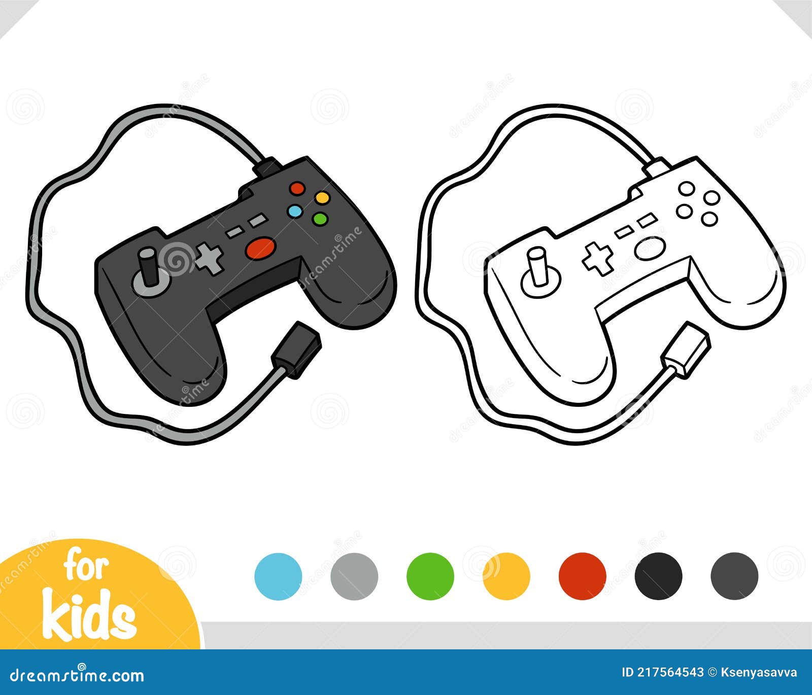 Video Game Controller Coloring Pages