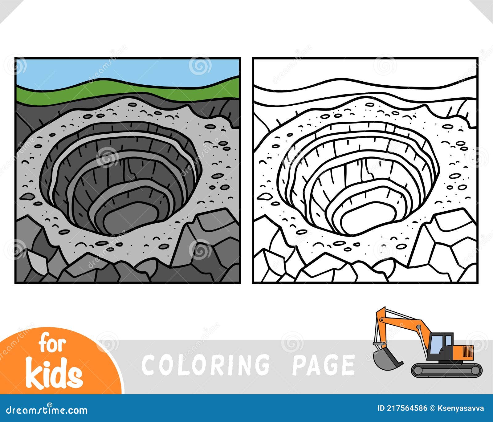 Quarry Coloring Pages