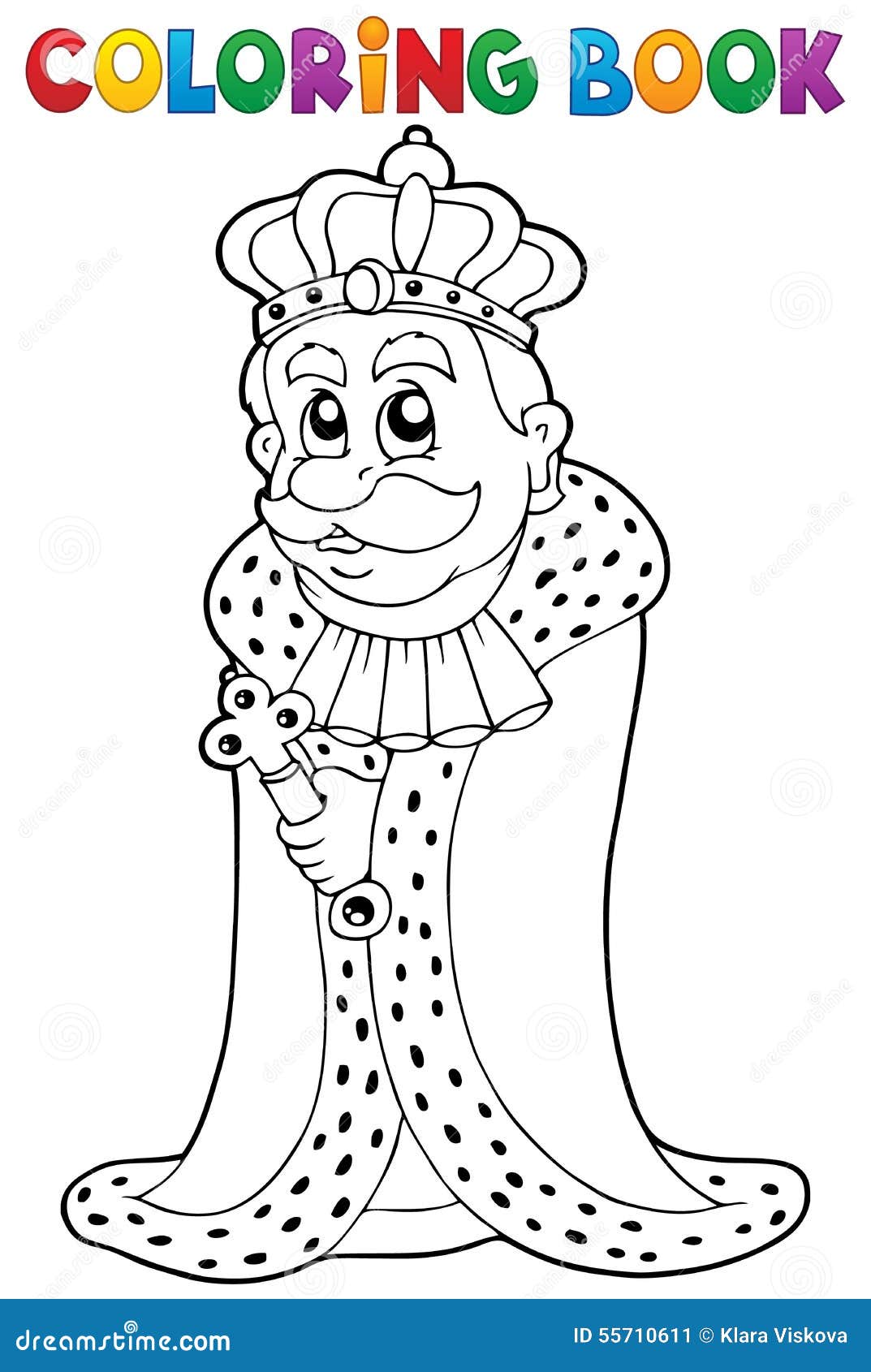 How To Draw King Coloring Pages Kids Play Color