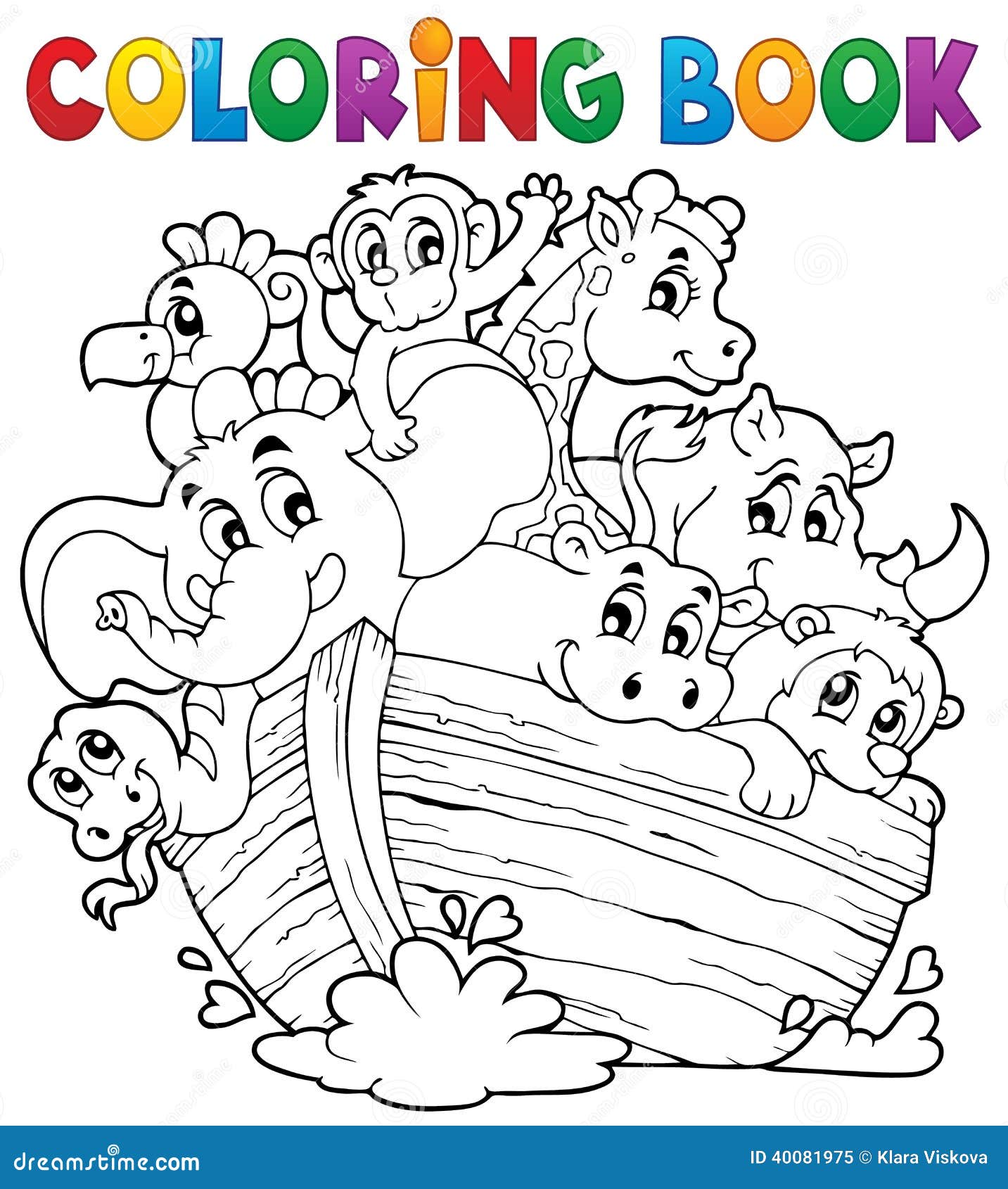 Noahs Ark Cartoon Vector | CartoonDealer.com #33797347