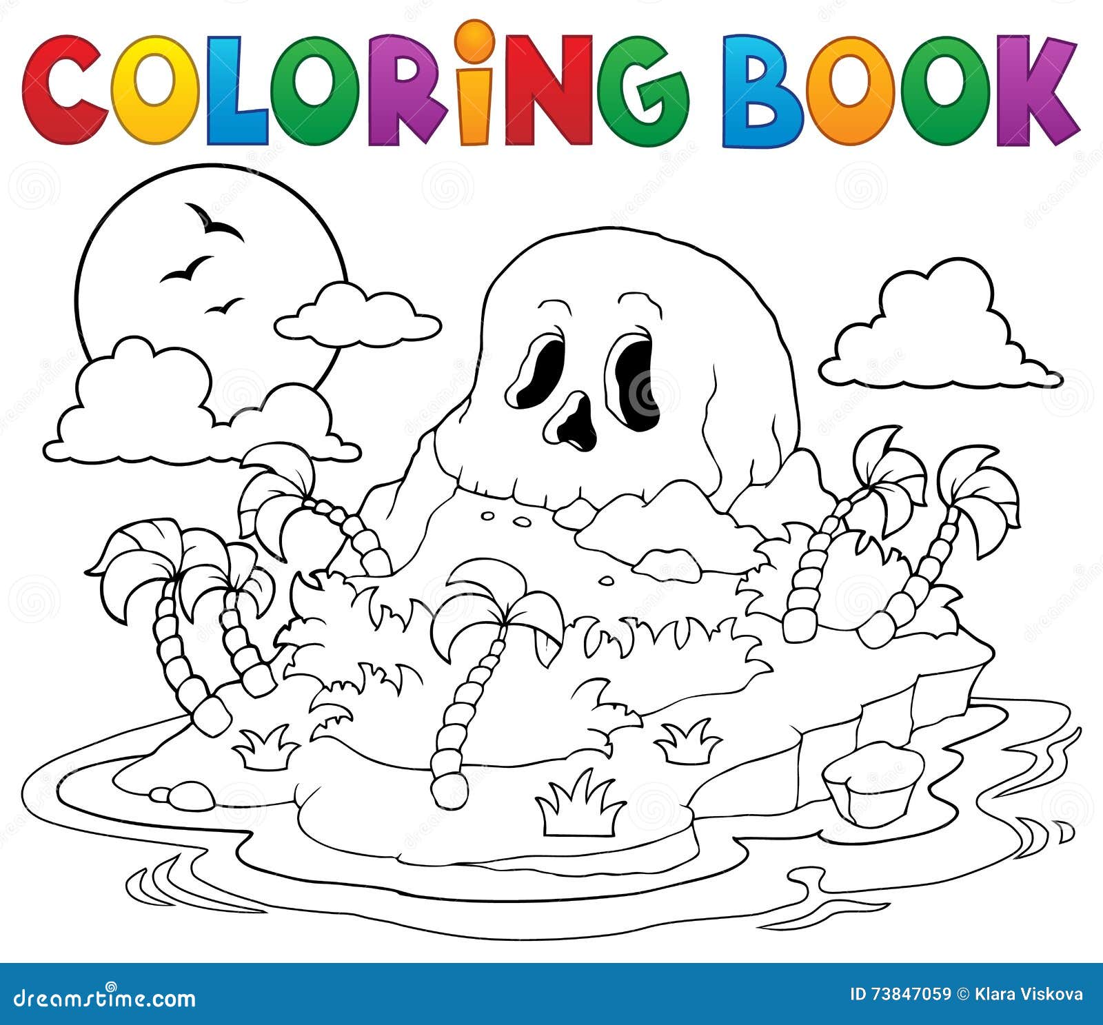 Skull Island Map Royalty-Free Stock Image | CartoonDealer.com #81401956