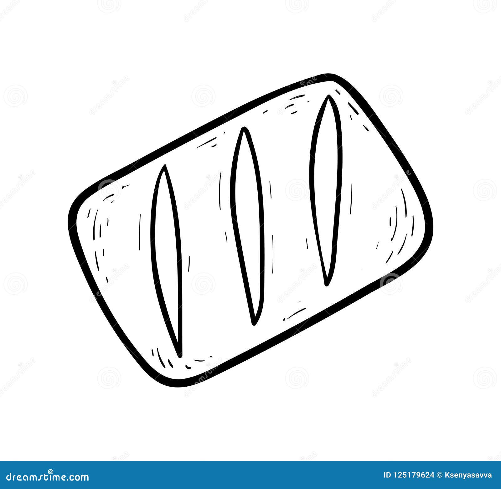 Coloring book, Puff pastry stock vector. Illustration of baker - 125179624