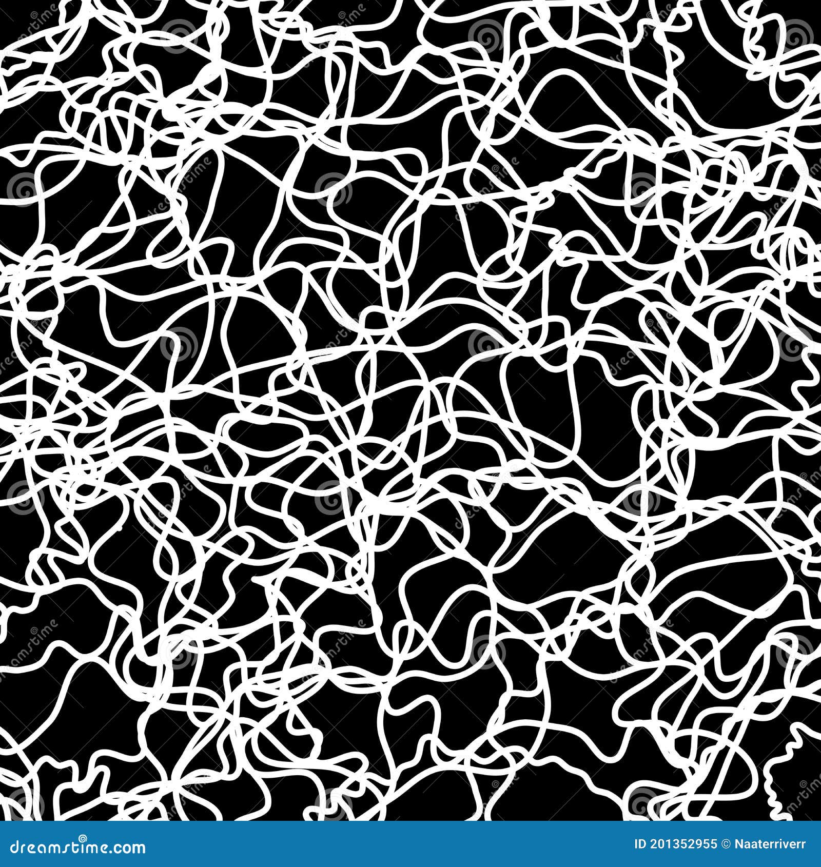 Colored Background with Jumbled Lines Stock Illustration - Illustration ...