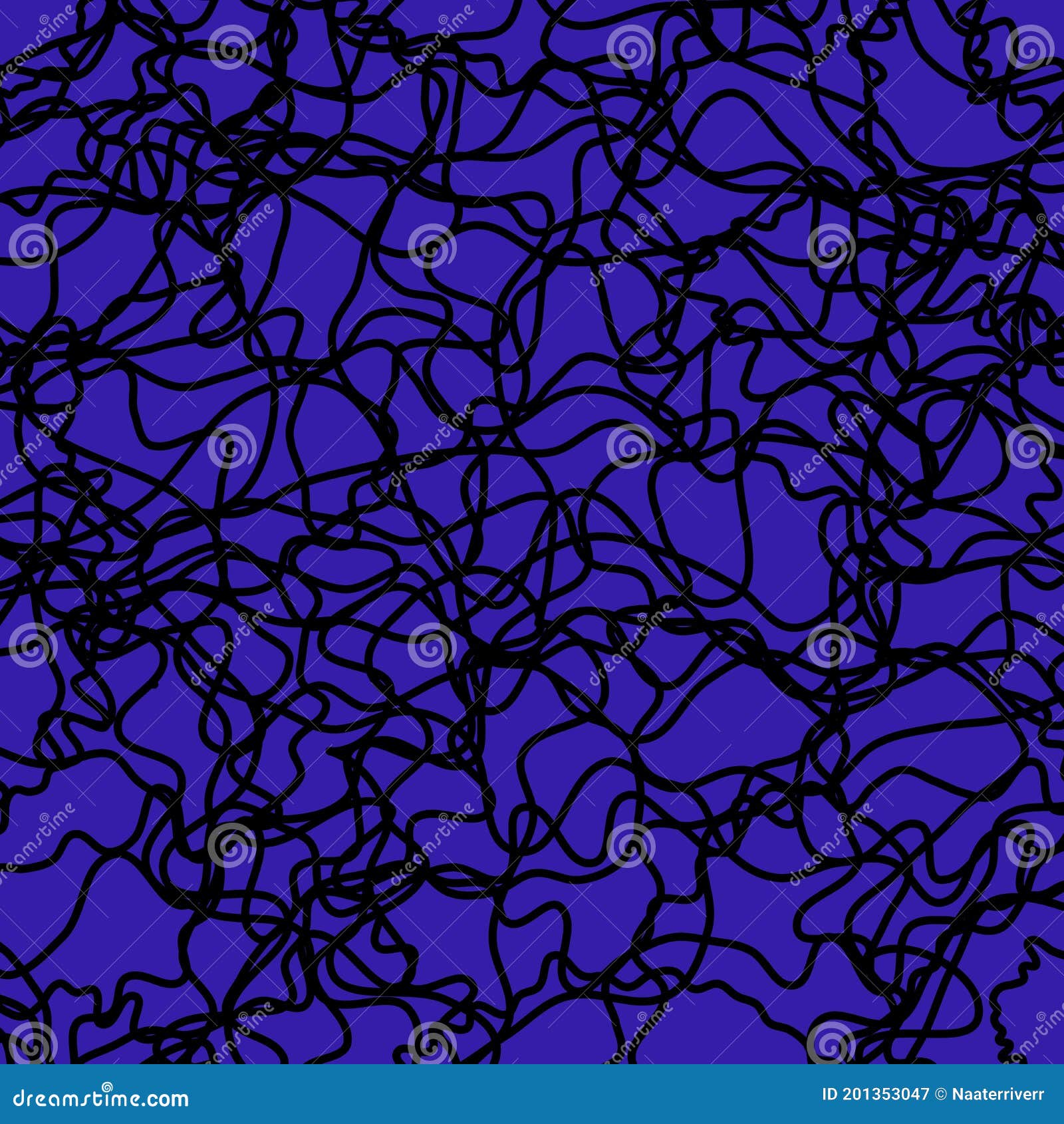 Colored Background with Jumbled Lines Stock Illustration - Illustration ...