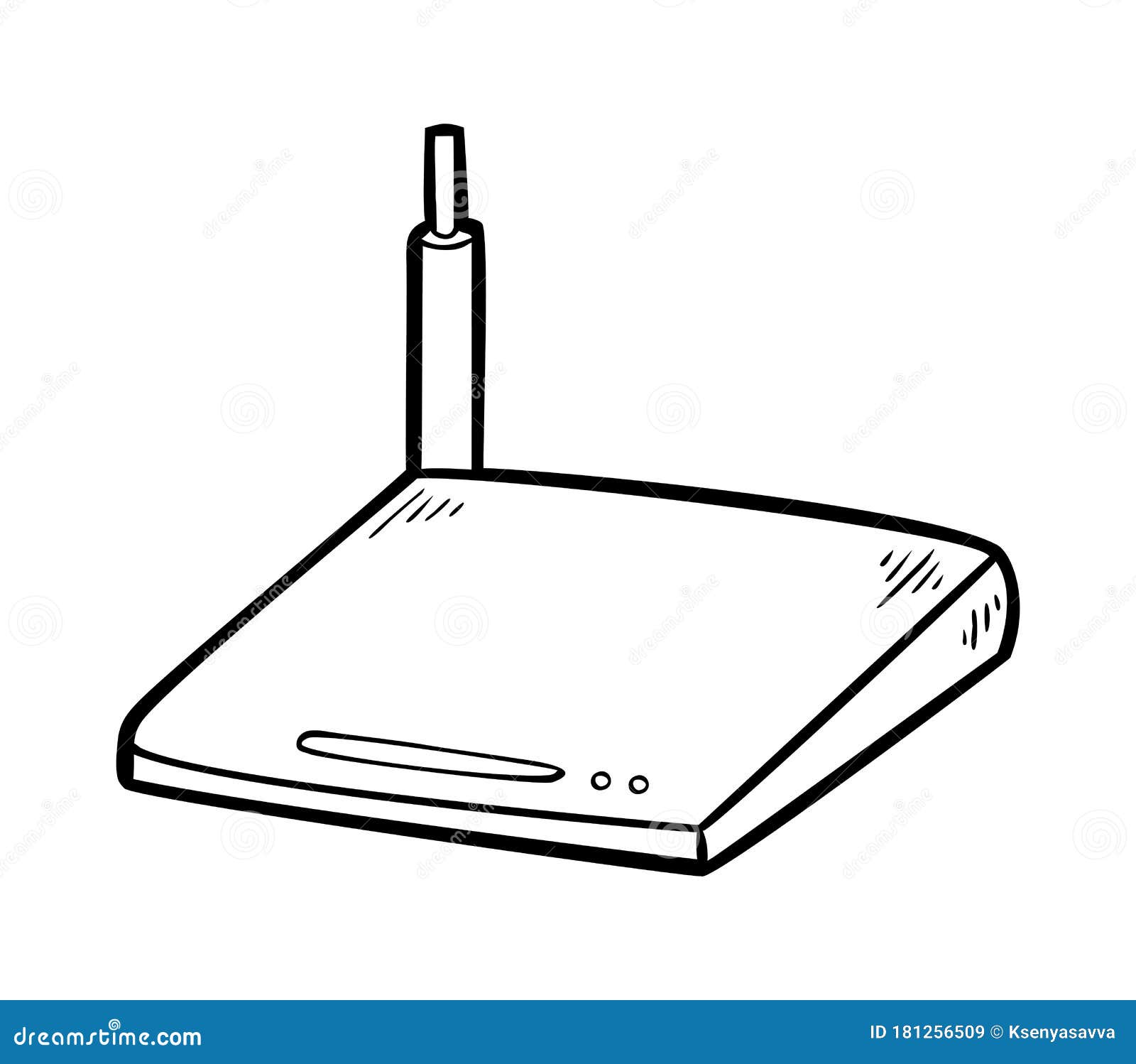 Coloring book, Router stock vector. Illustration of device - 181256509