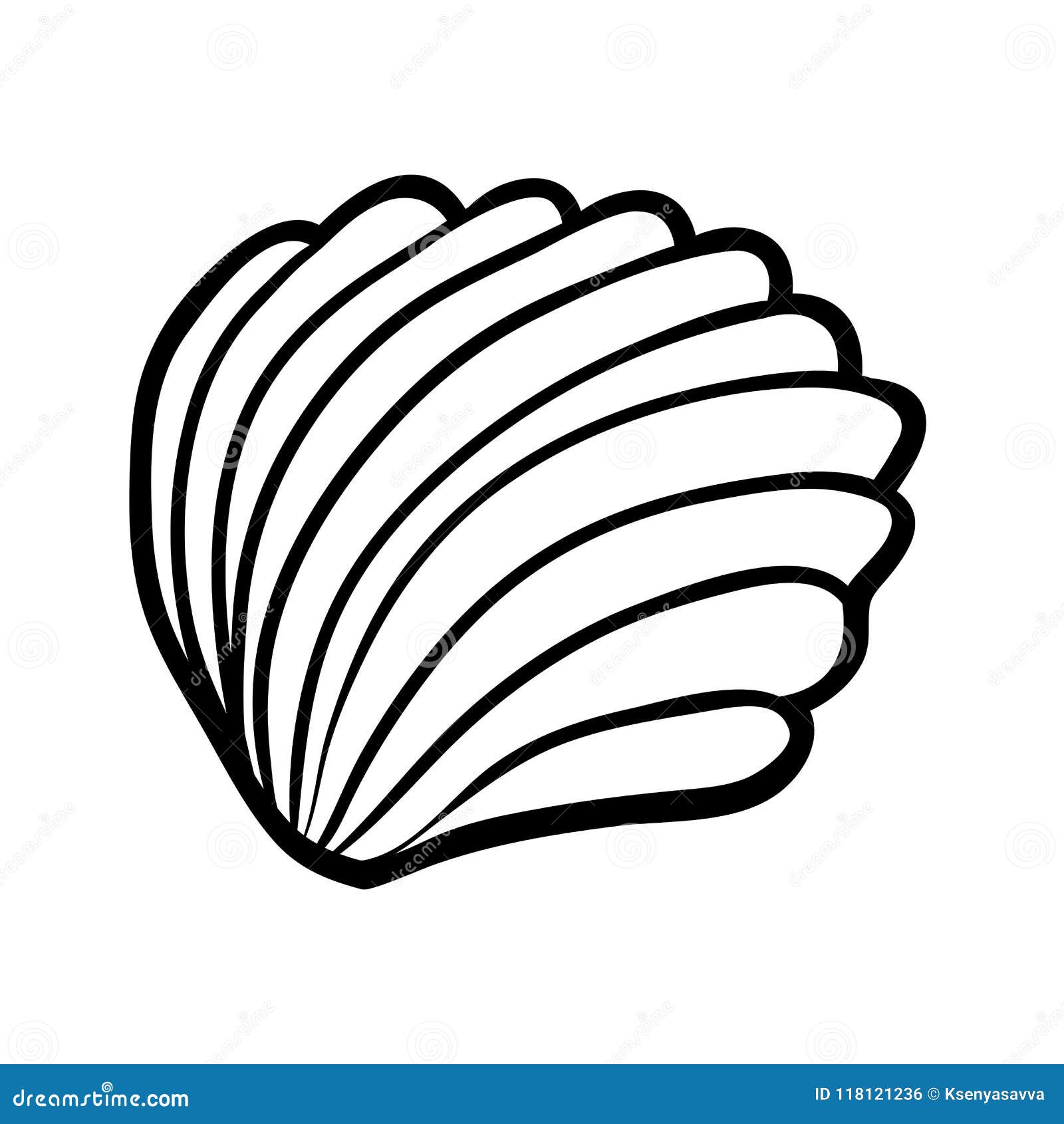 Coloring Pages Shells