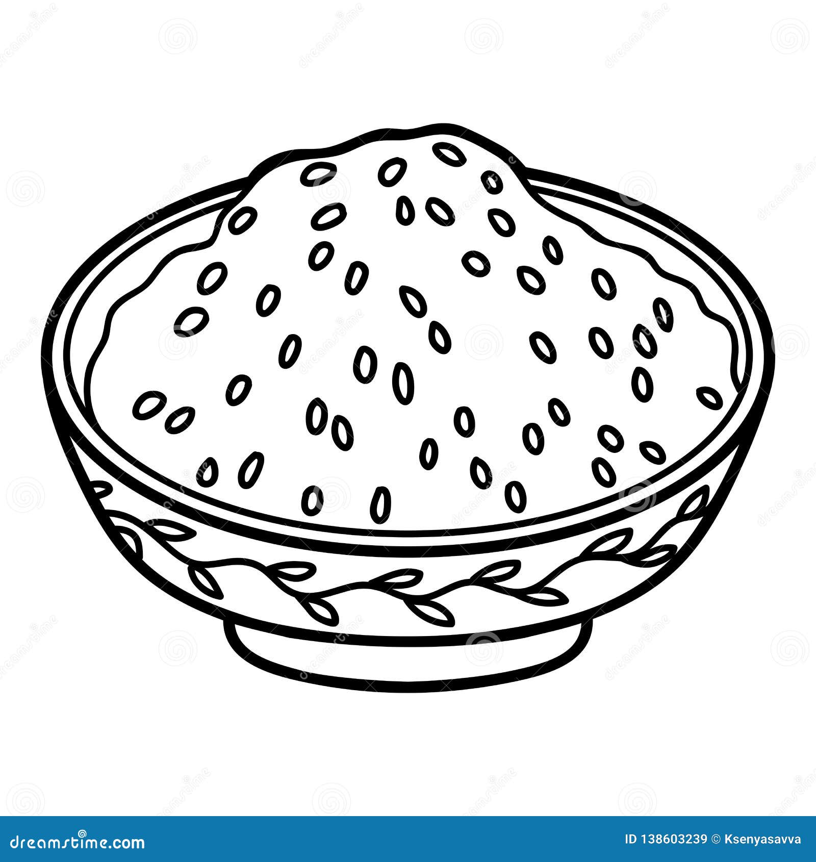 Steamed Bun Dim Sum Cartoon Vector | CartoonDealer.com #67500735