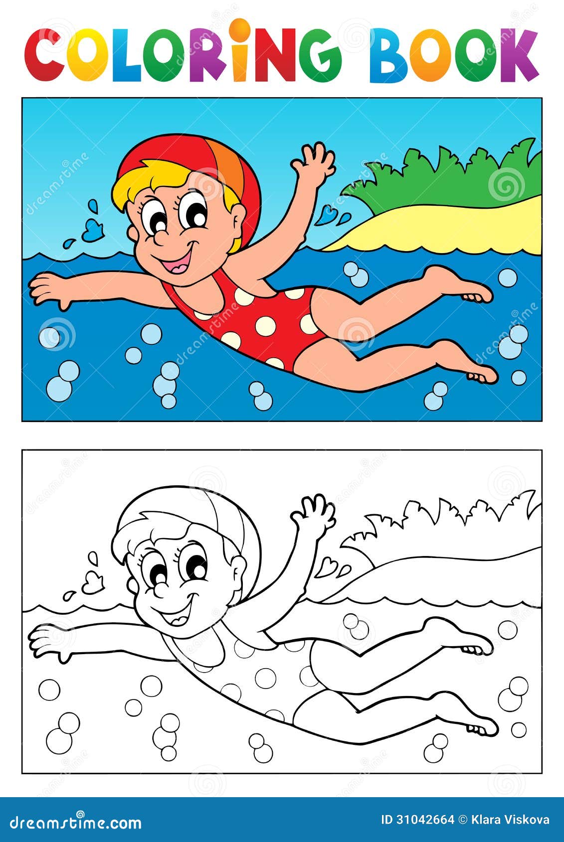 Swim Coloring Pages