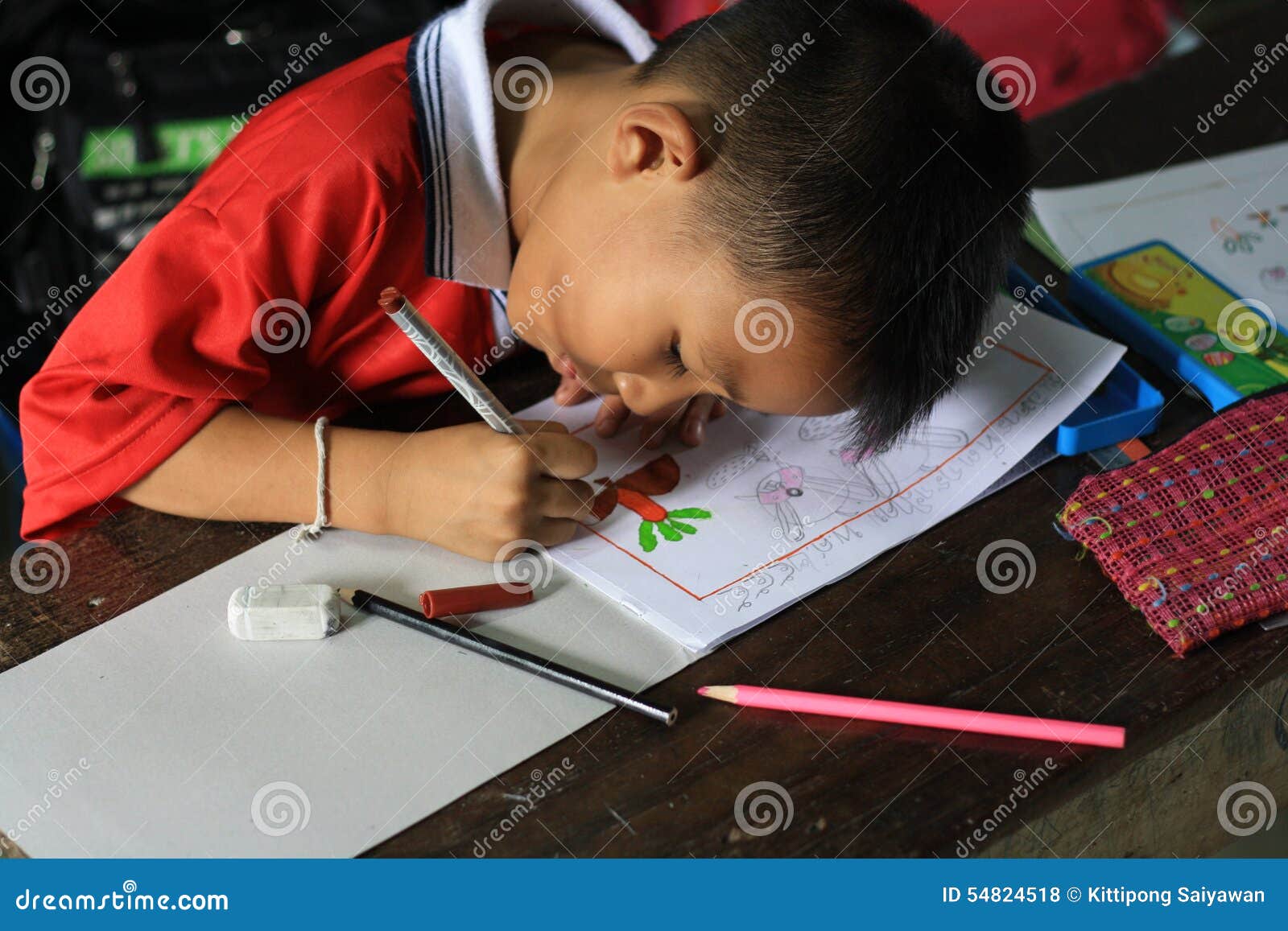 Coloring editorial stock photo. Image of shirt, classroom - 54824518