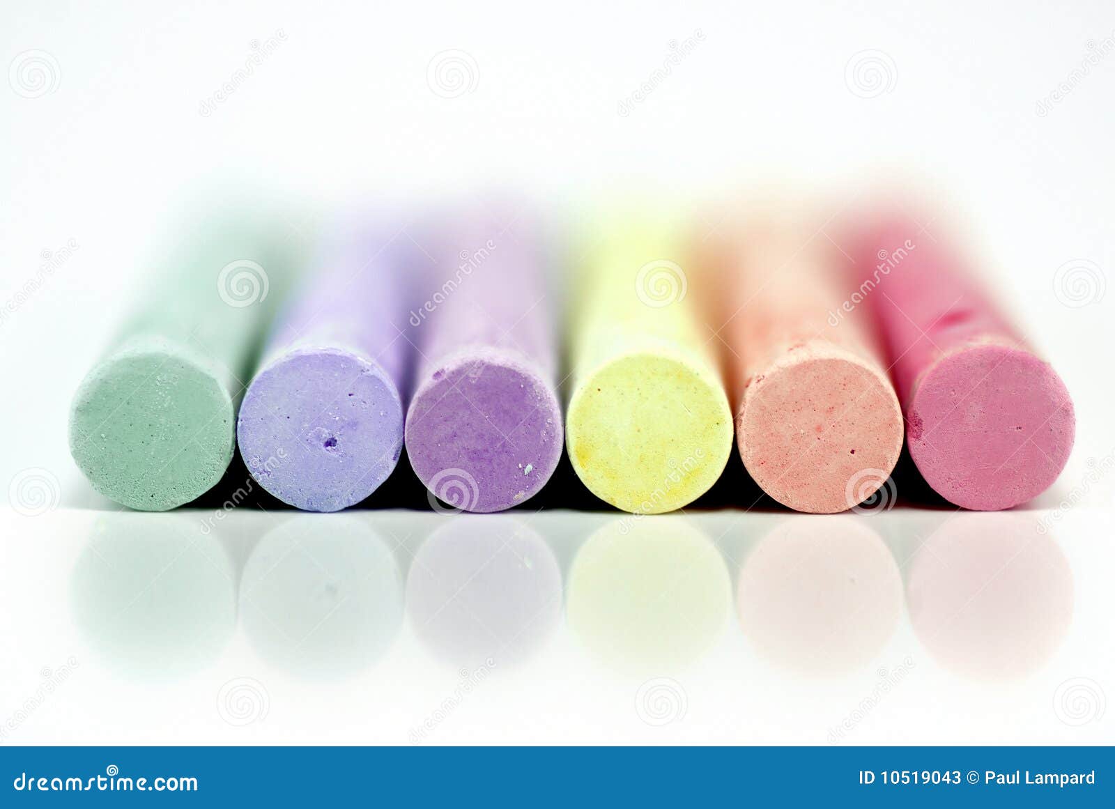 Coloring chalks stock image. Image of macro, coloring - 10519043
