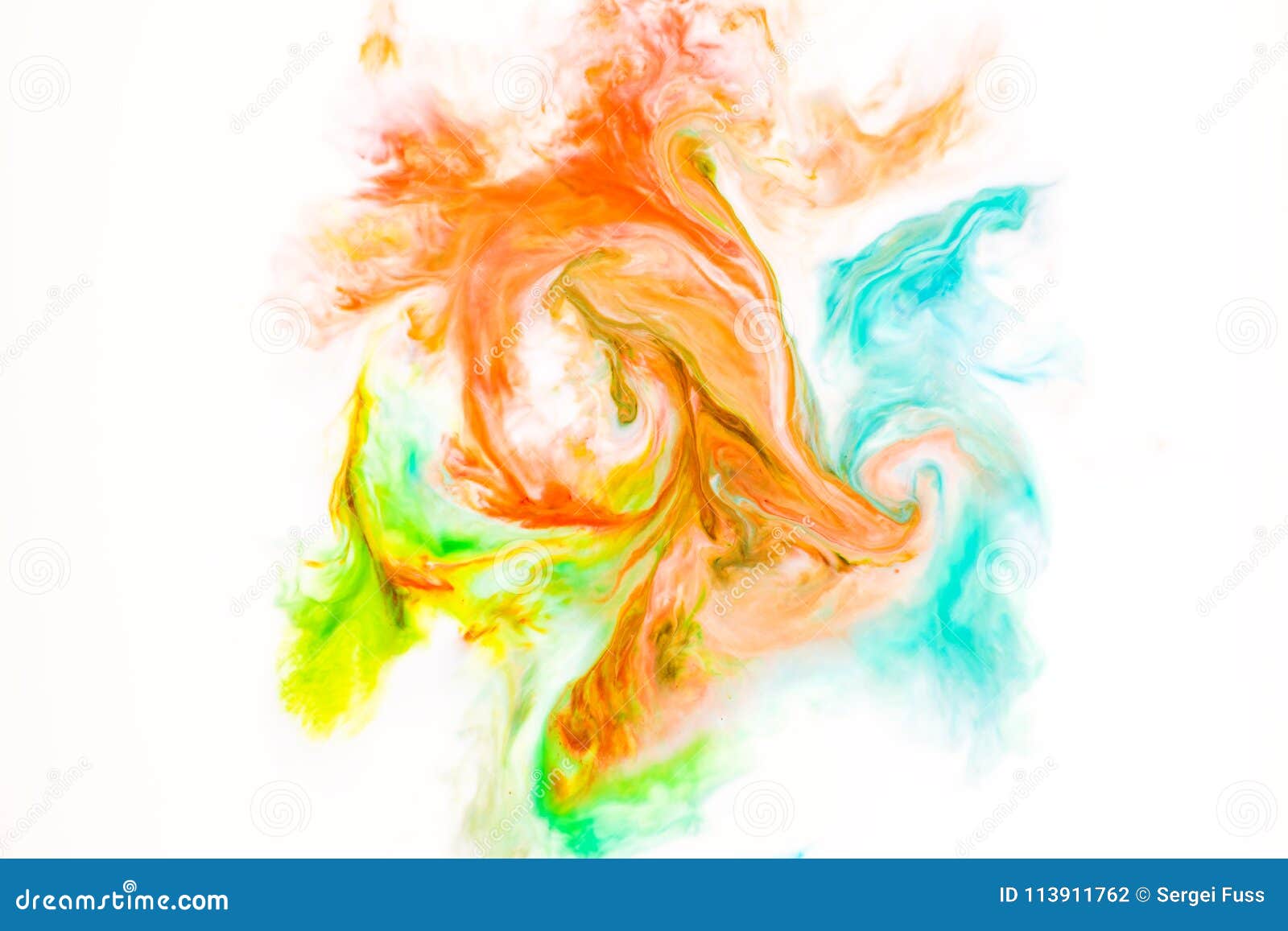 Coloring Ink Flowing and Mixing in Milk Texture. Background Image Stock ...
