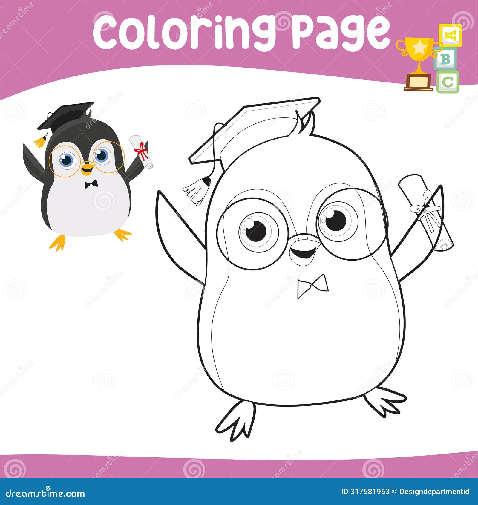 Educational Printable Coloring Worksheet. Printable Activity Page for ...