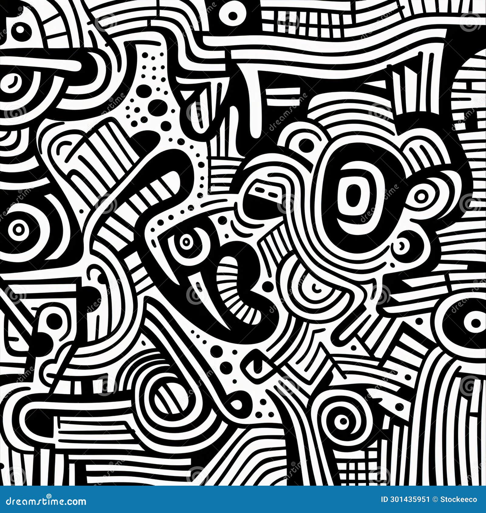 Expressive Line Art Drawing: Abstract Vector Pattern Inspired By Goro ... Expressive Line Art Drawing: Abstract Vector Pattern Inspired By Goro ...