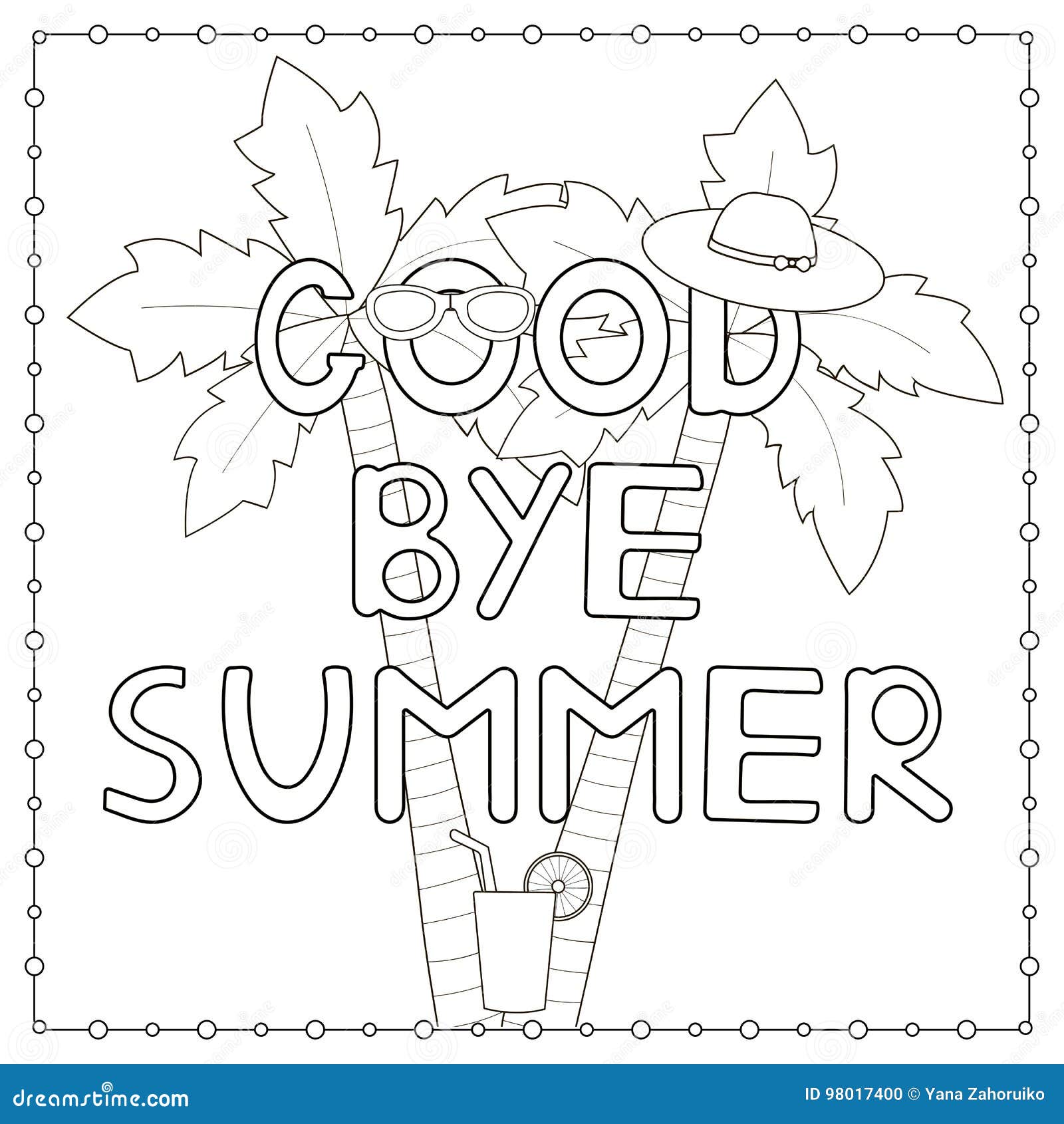 Goodbye Coloring Pages
