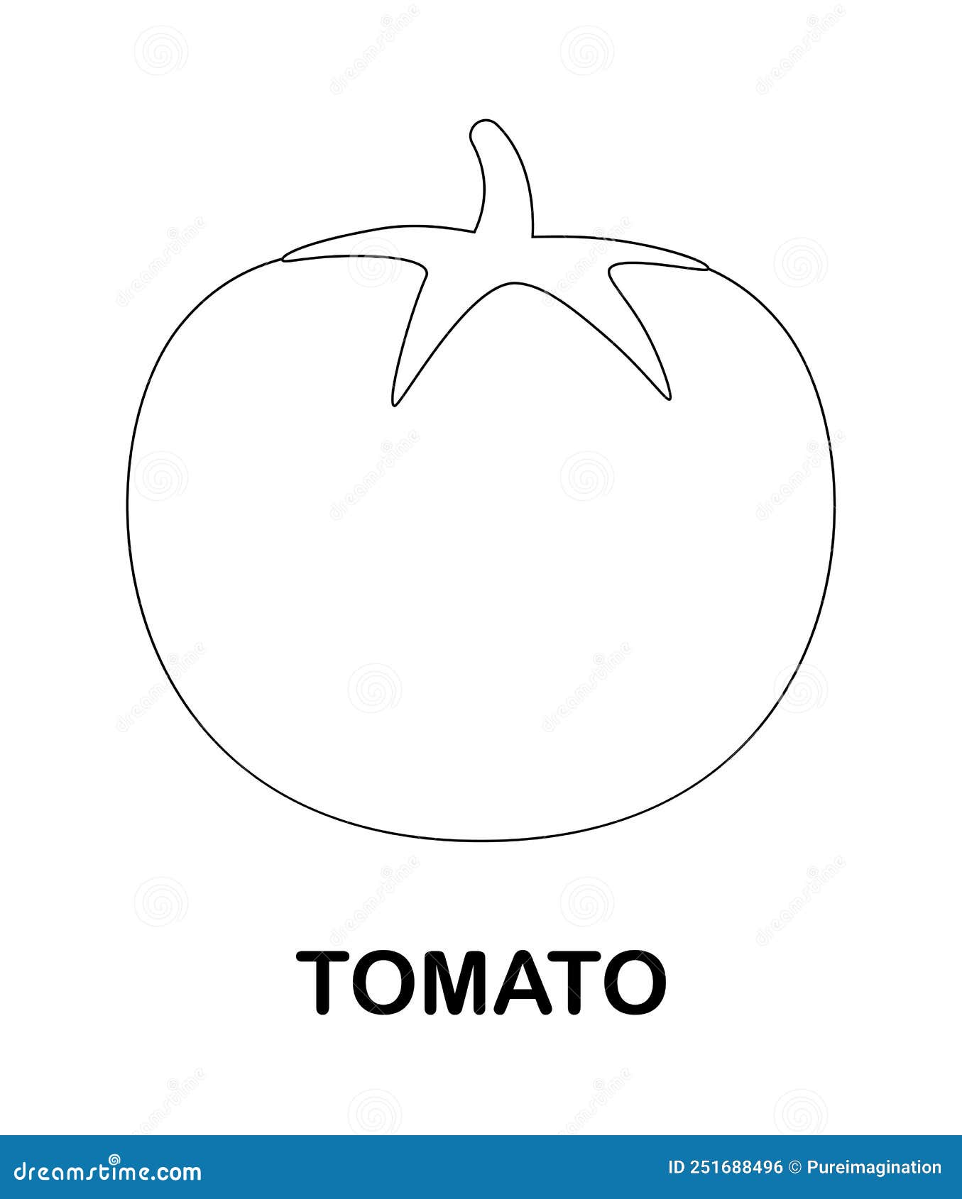 Coloring tomato timer sheet - rolfpaper
