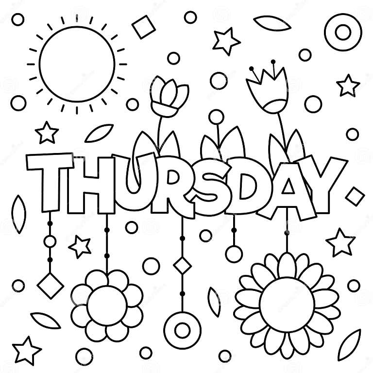 Coloring Page. Vector Illustration. Stock Vector - Illustration of ...