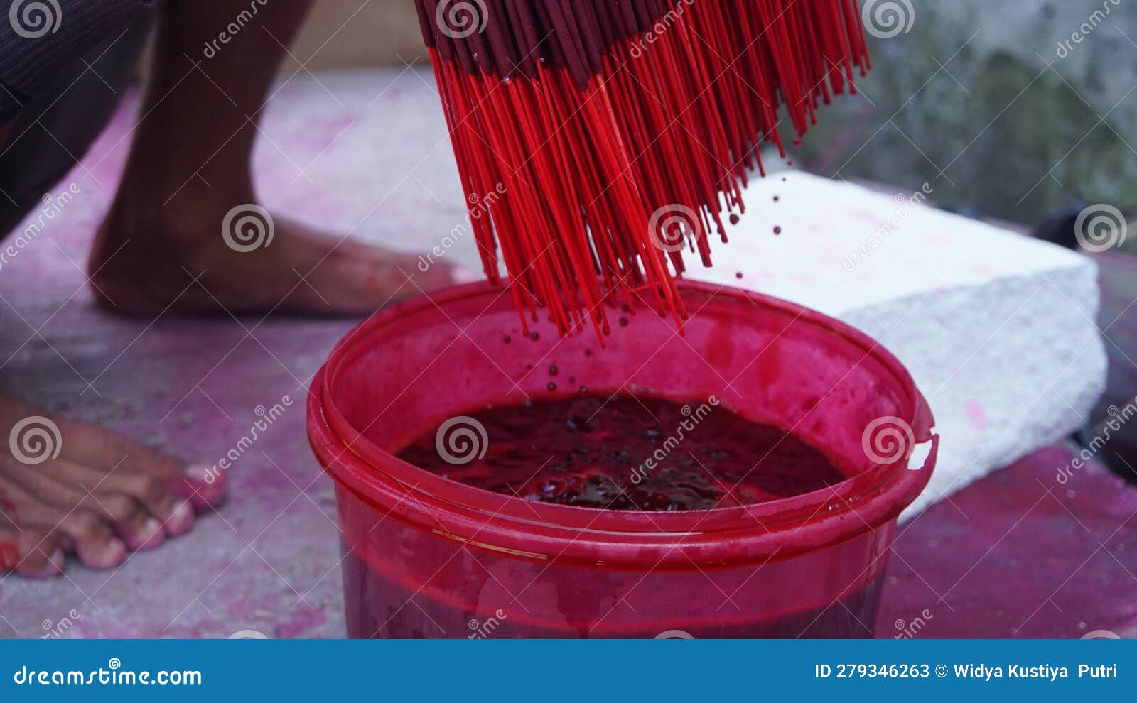 Coloring red incense stock image. Image of flower, food - 279346263