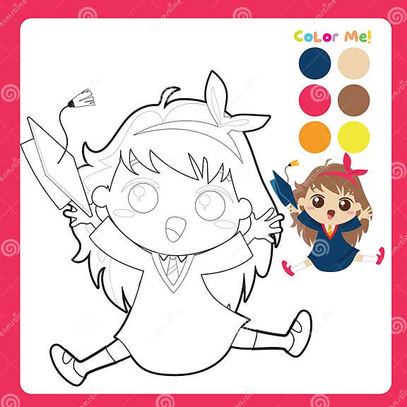 Coloring Worksheet Page. Educational Printable Coloring Worksheet Stock ...