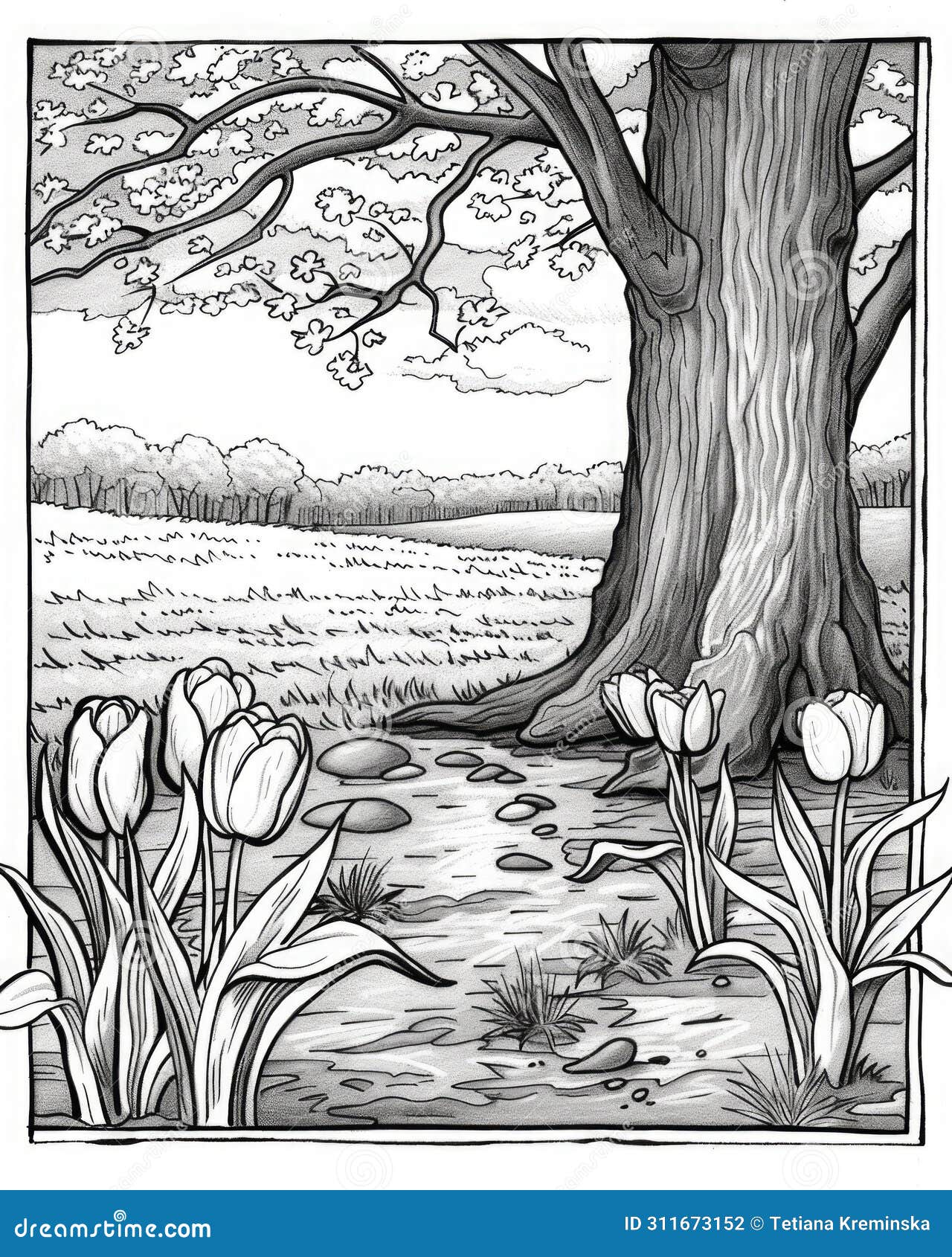 Coloring Sheets with Spring Themes, Featuring Flowers, Animals, and ...
