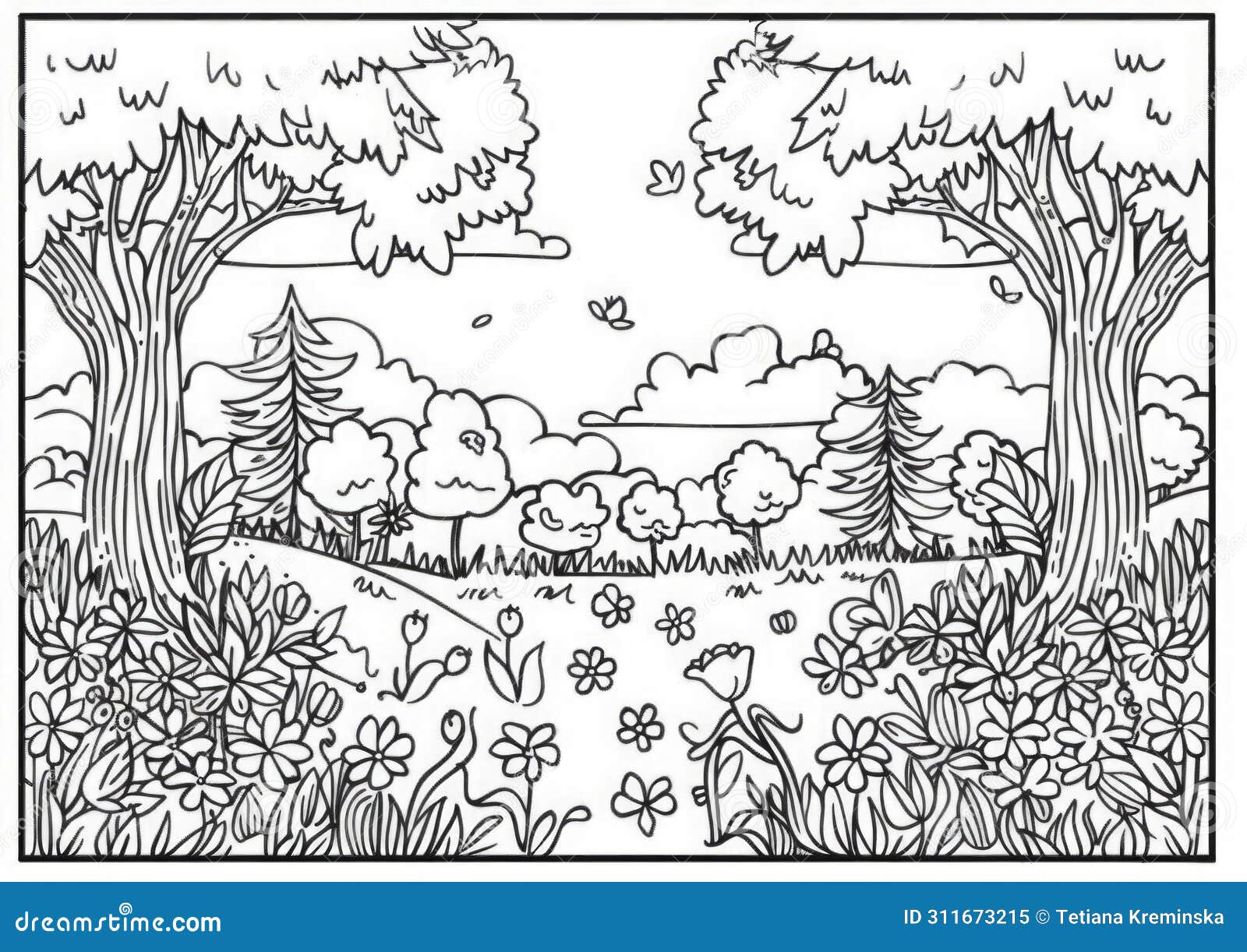 Coloring Sheets with Spring Themes, Featuring Flowers, Animals, and ...
