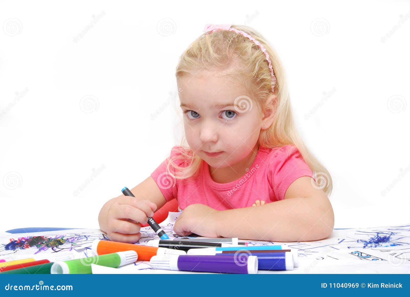 Coloring Table stock image. Image of serious, white, young - 11040969