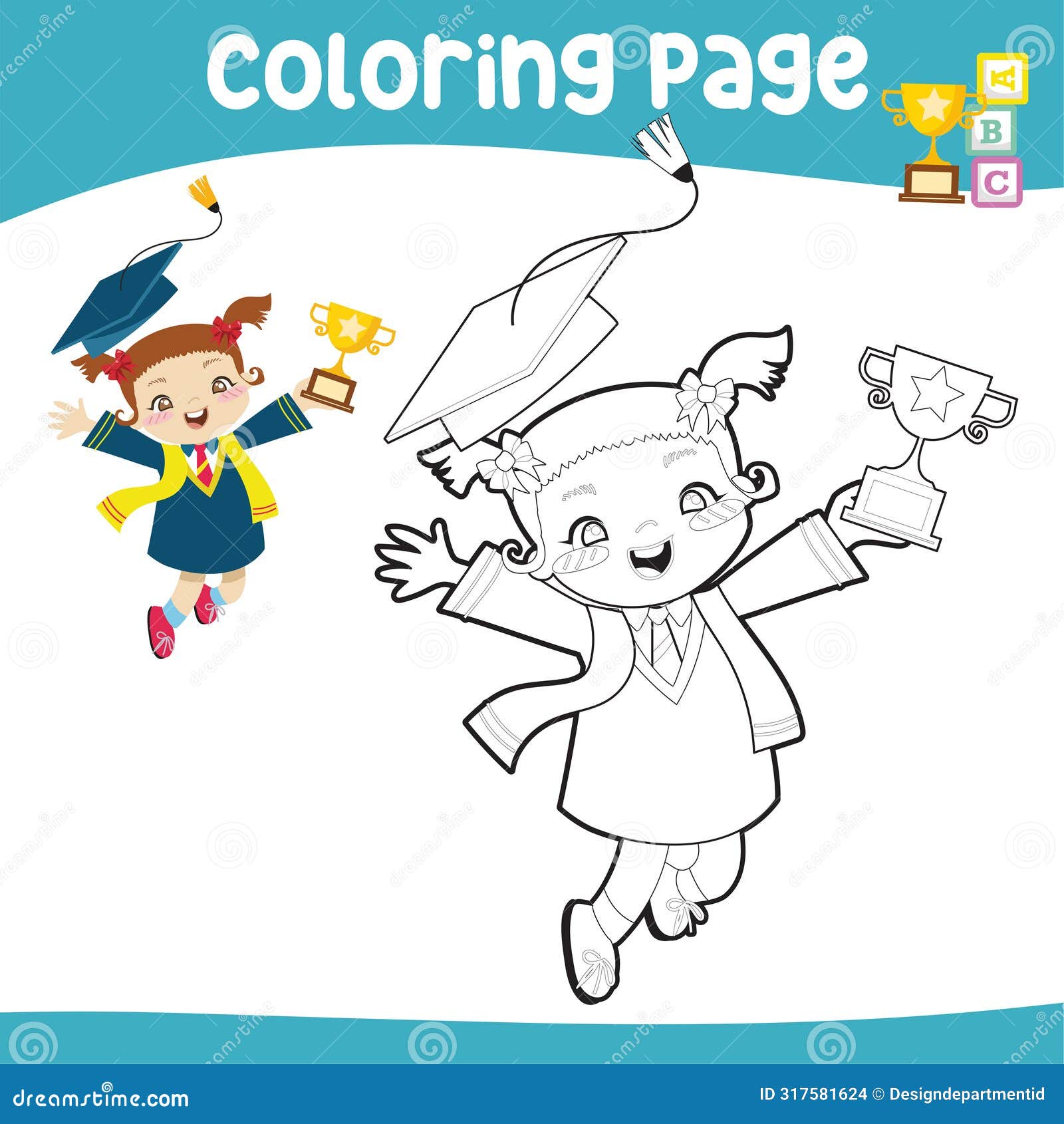 Educational Printable Coloring Worksheet. Printable Activity Page for ...
