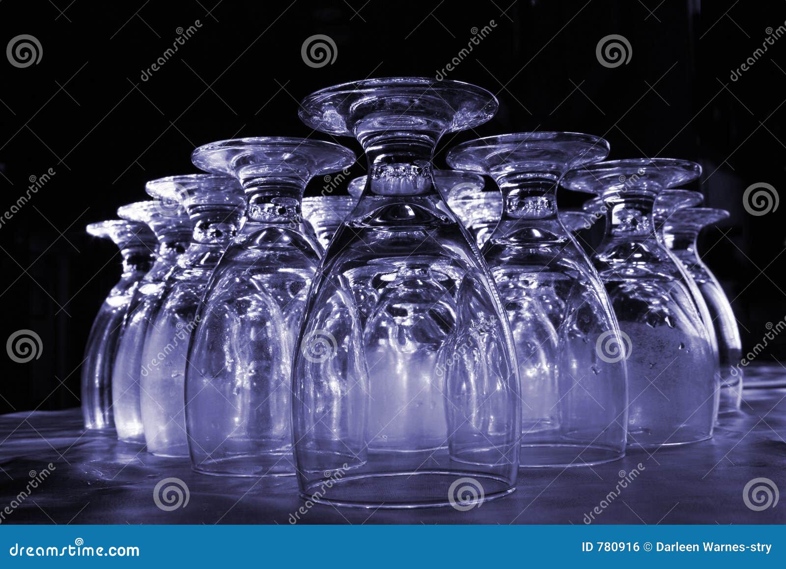 Colorized water glasses stock photo. Image of pattern, background - 780916
