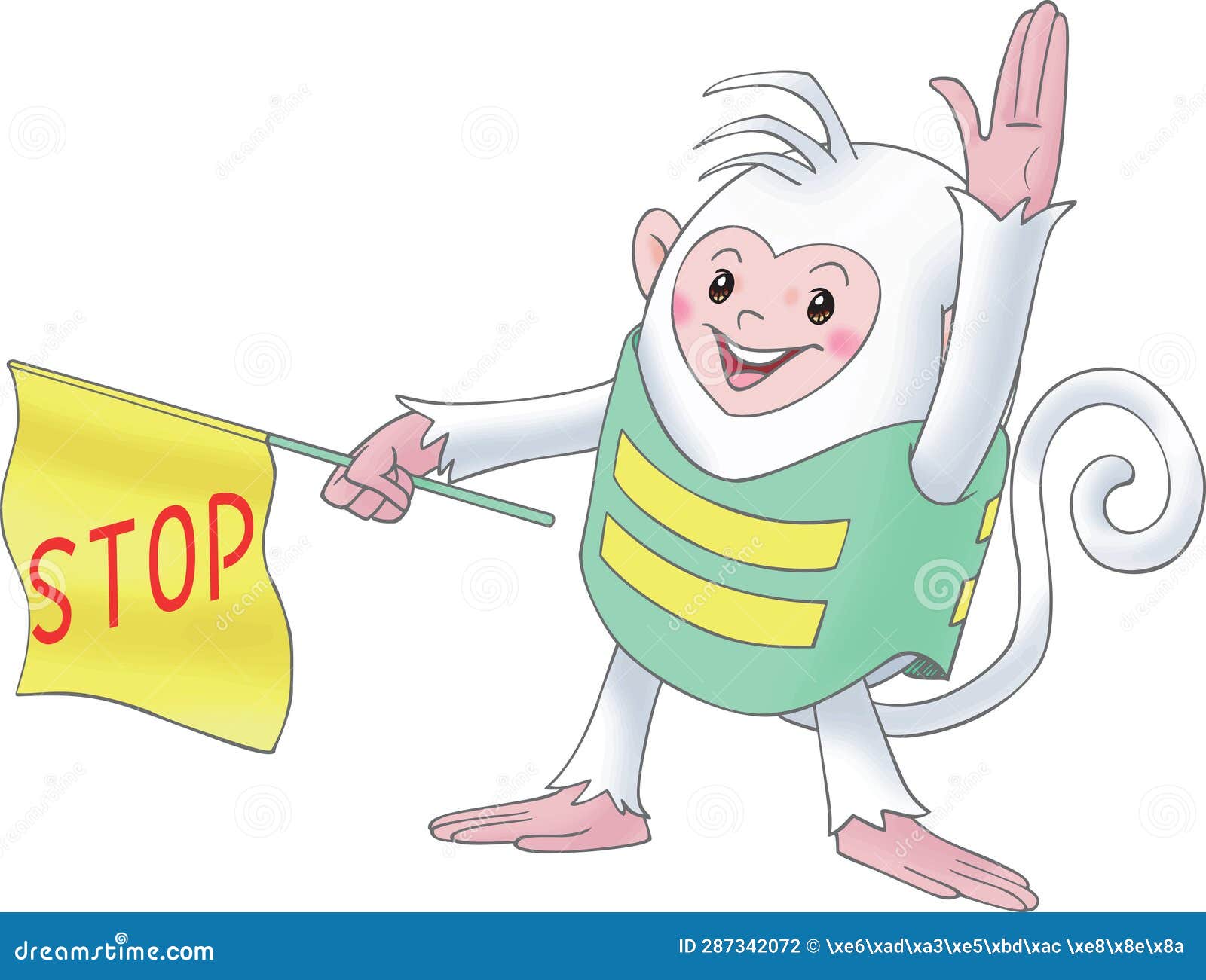 Colorkey Future 25 Hey! Stop, Please Wait a Moment. Stock Vector ...