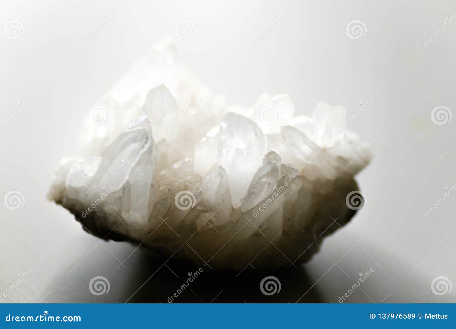 Colorless Quartz Crystall stock image. Image of gemology - 137976589