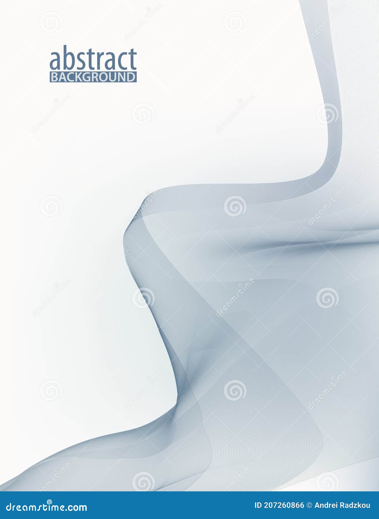 Colorless Transparent Wavy Grey Abstraction. Subtle Vector Graphics ...