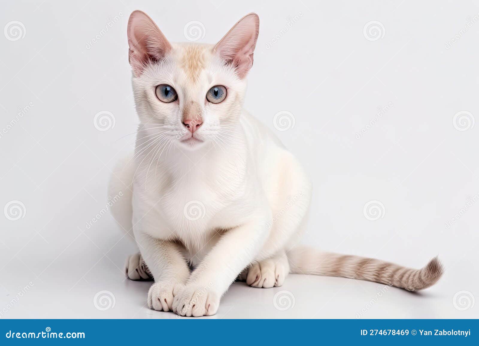 Cat Colorpoint Shorthair Coloring Variations Vector Illustration ...