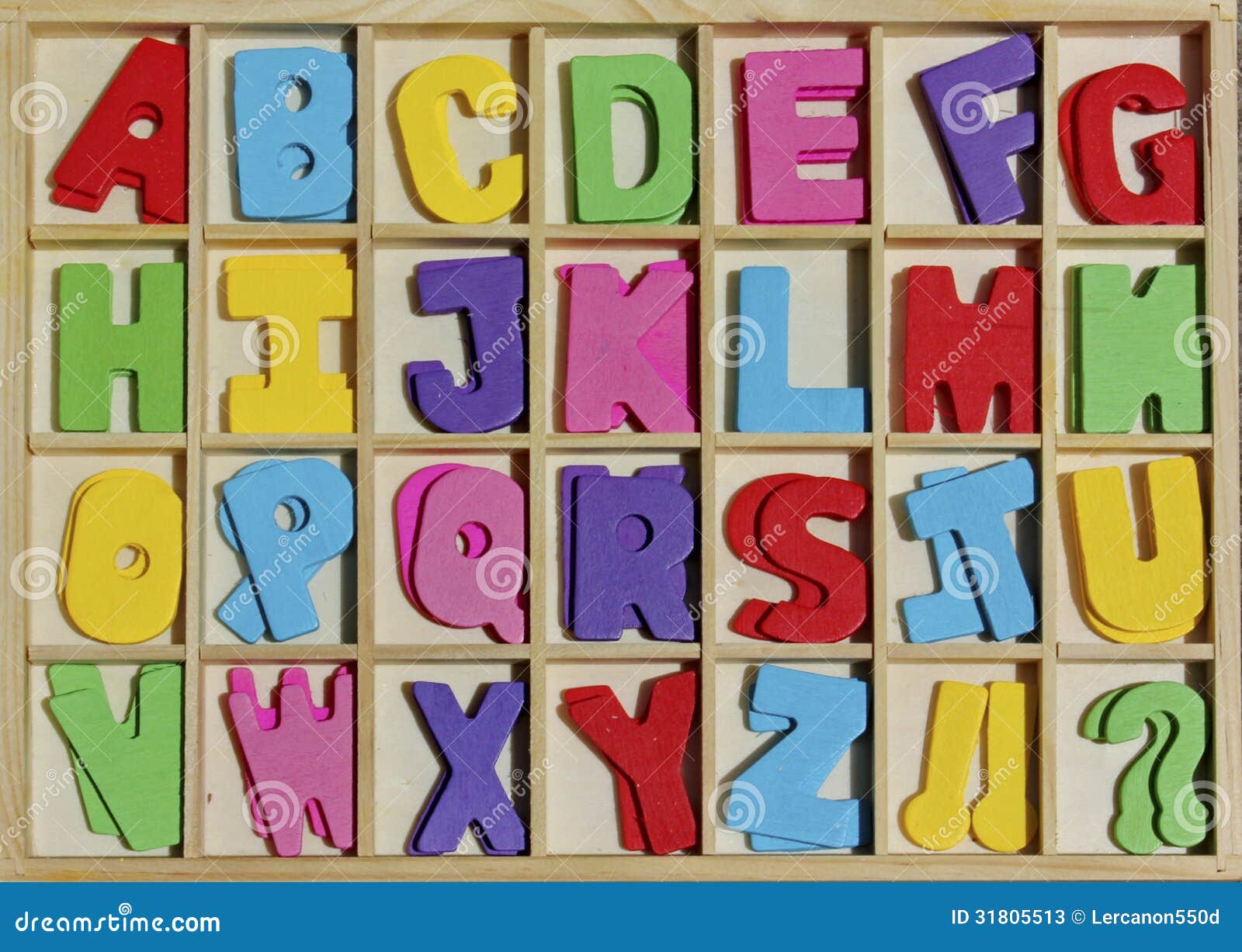 Colors alphabet stock image. Image of desktop, alphabet - 31805513