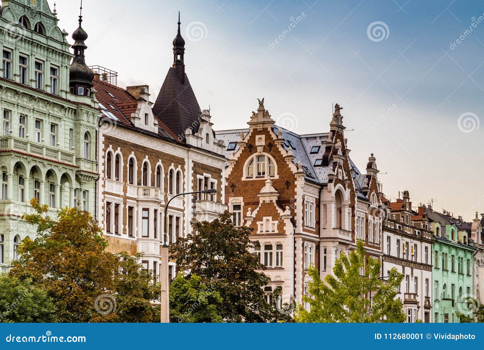 Buildings of Prague stock image. Image of prague, renaissance - 112680001