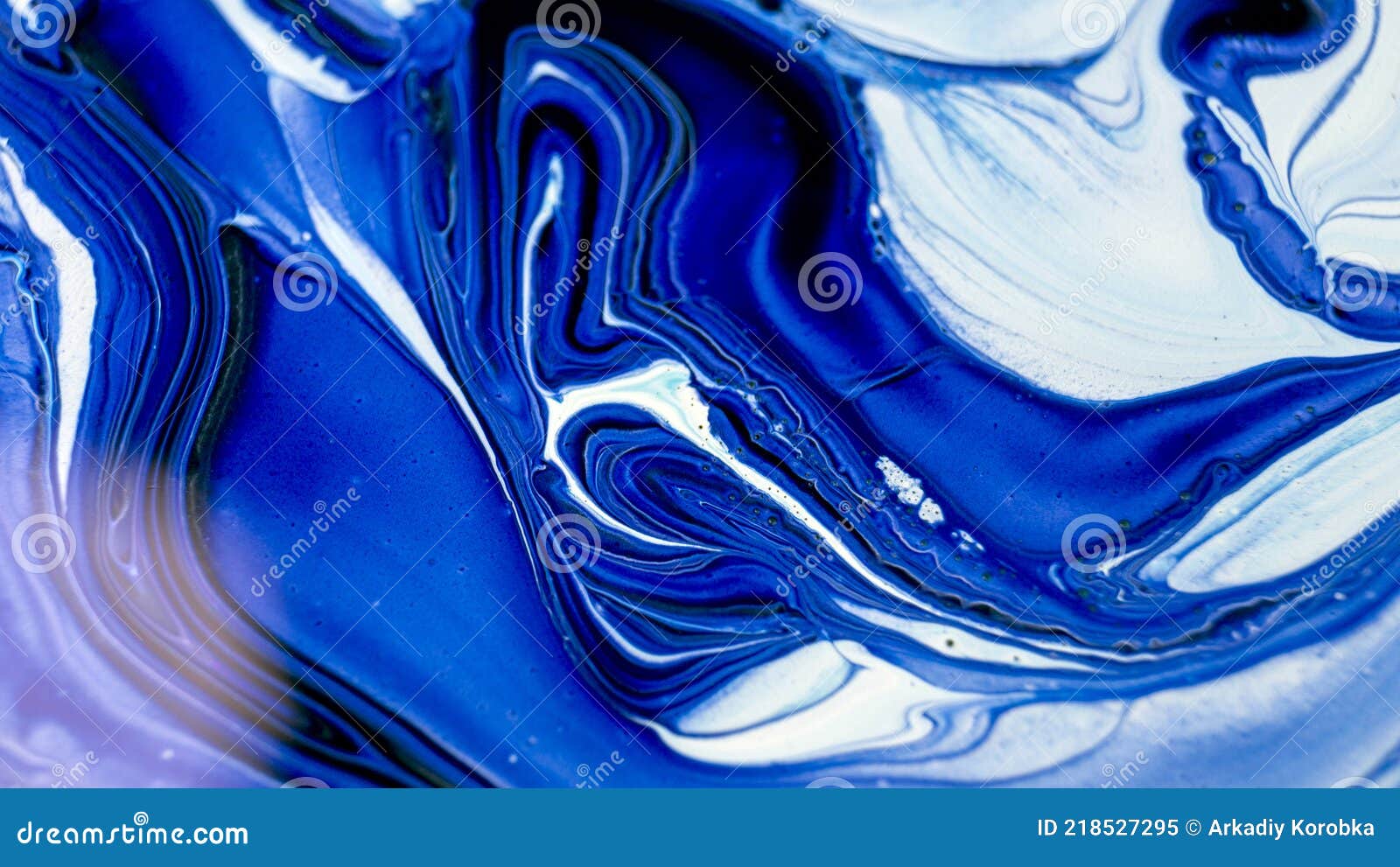 The Colors of the Aqueous Ink are Translucent. Abstract Multicolored ...