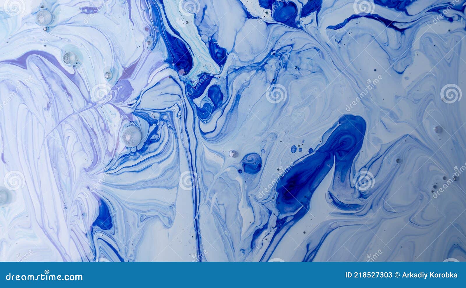 The Colors of the Aqueous Ink are Translucent. Abstract Multicolored ...