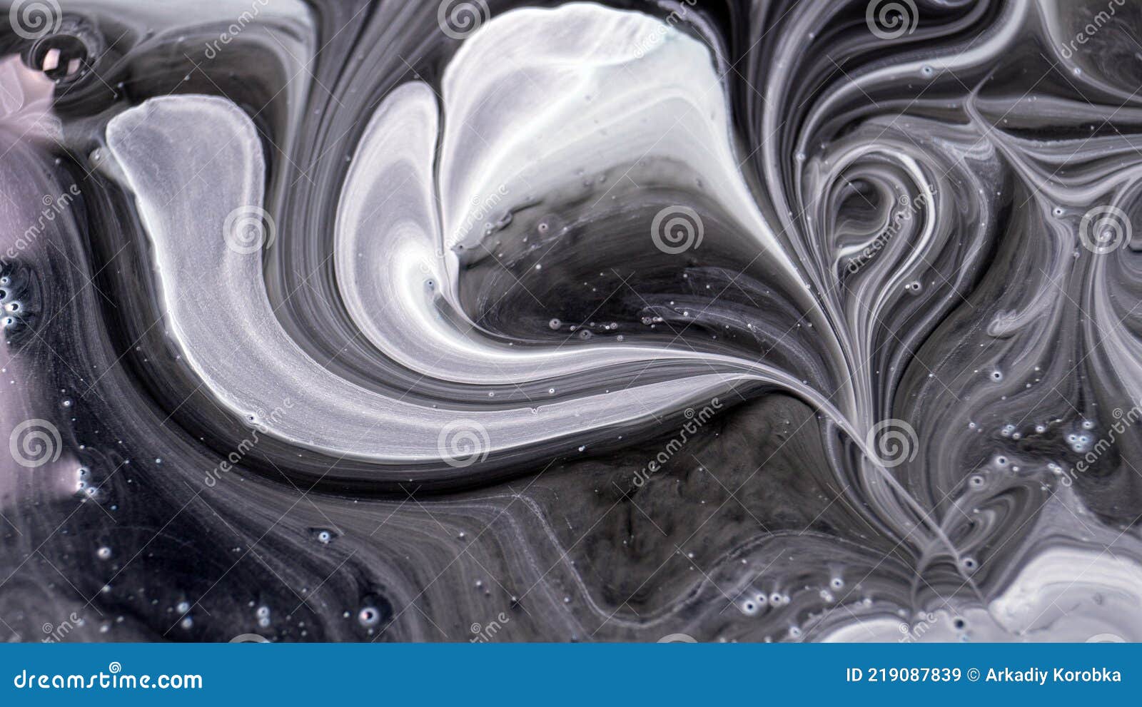 The Colors of the Aqueous Ink are Translucent. Abstract Multicolored ...