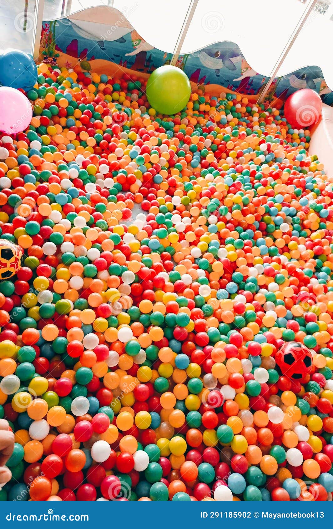 Colors and balls stock photo. Image of yellow, blue - 291185902