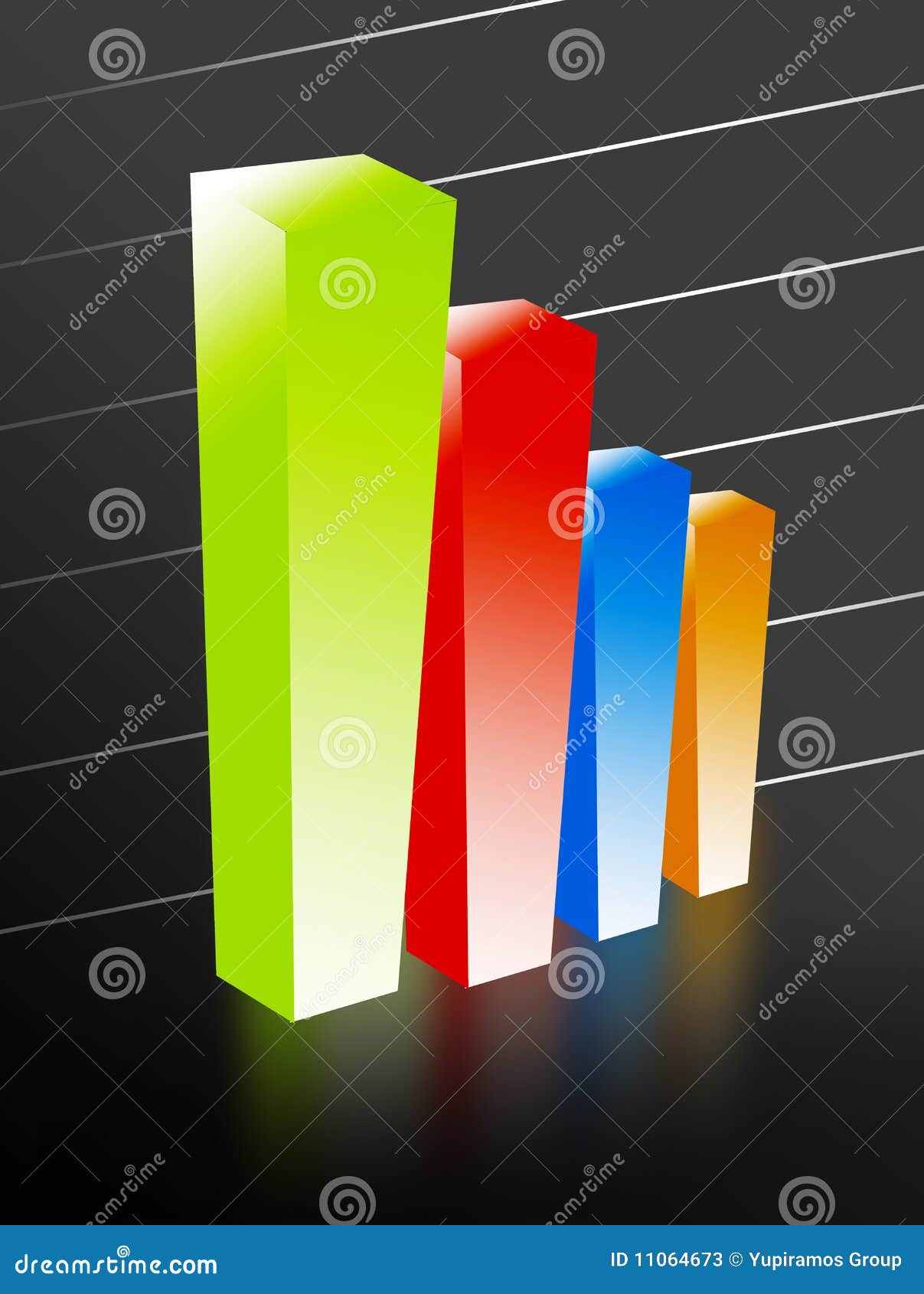 Colors bars stock illustration. Illustration of black - 11064673