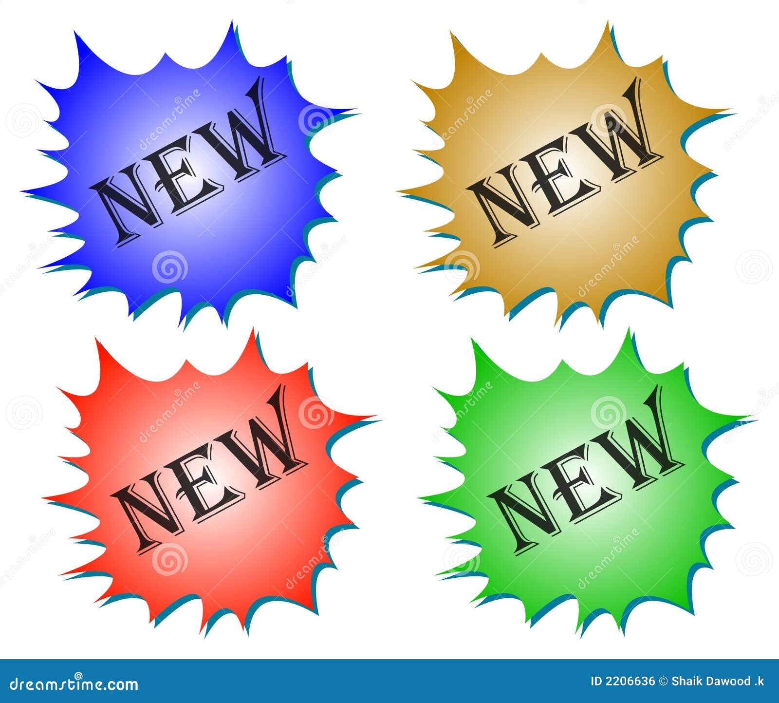 Colors boom new stock vector. Illustration of graphic - 2206636