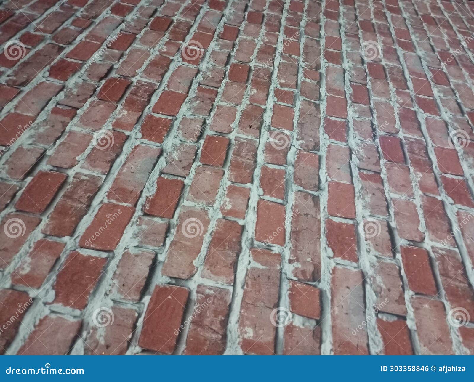 Colors Bricks of a Terrace Pavement Stock Photo - Image of brown, tile ...