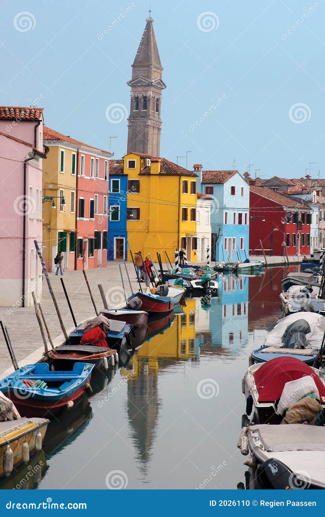 Colors of Burano stock photo. Image of colorfull, italy - 2026110