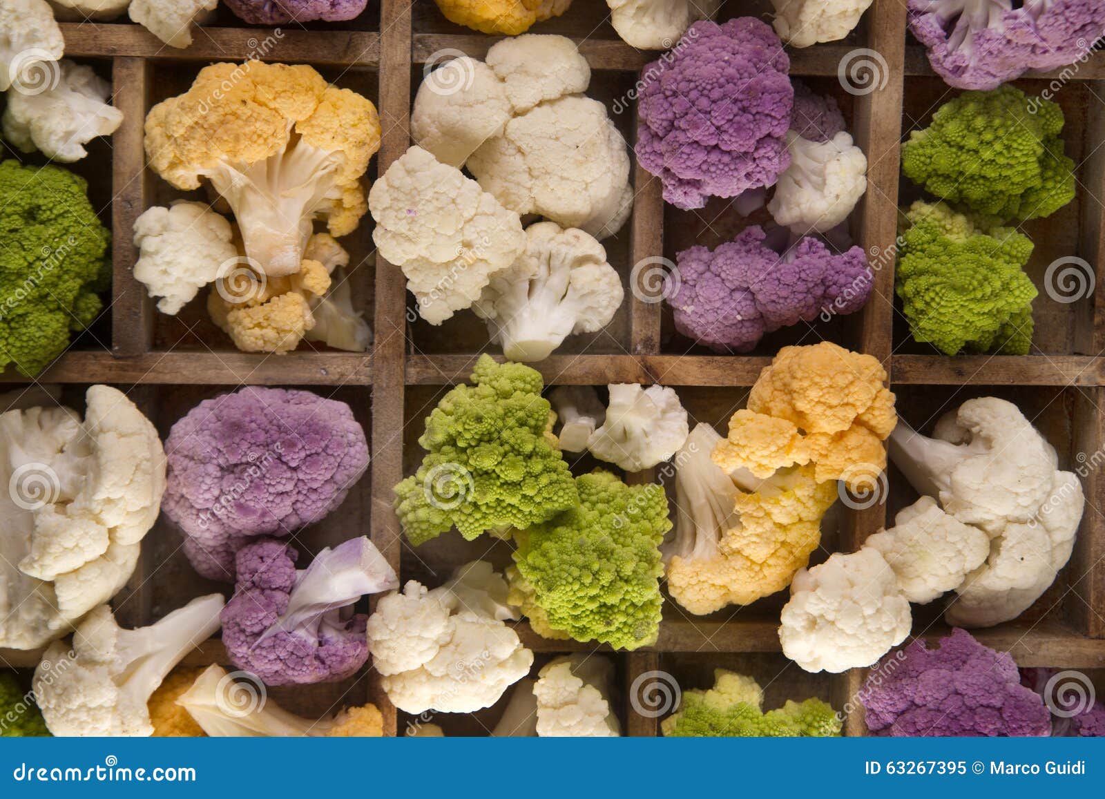 The Colors of cauliflower stock image. Image of cabbage - 63267395