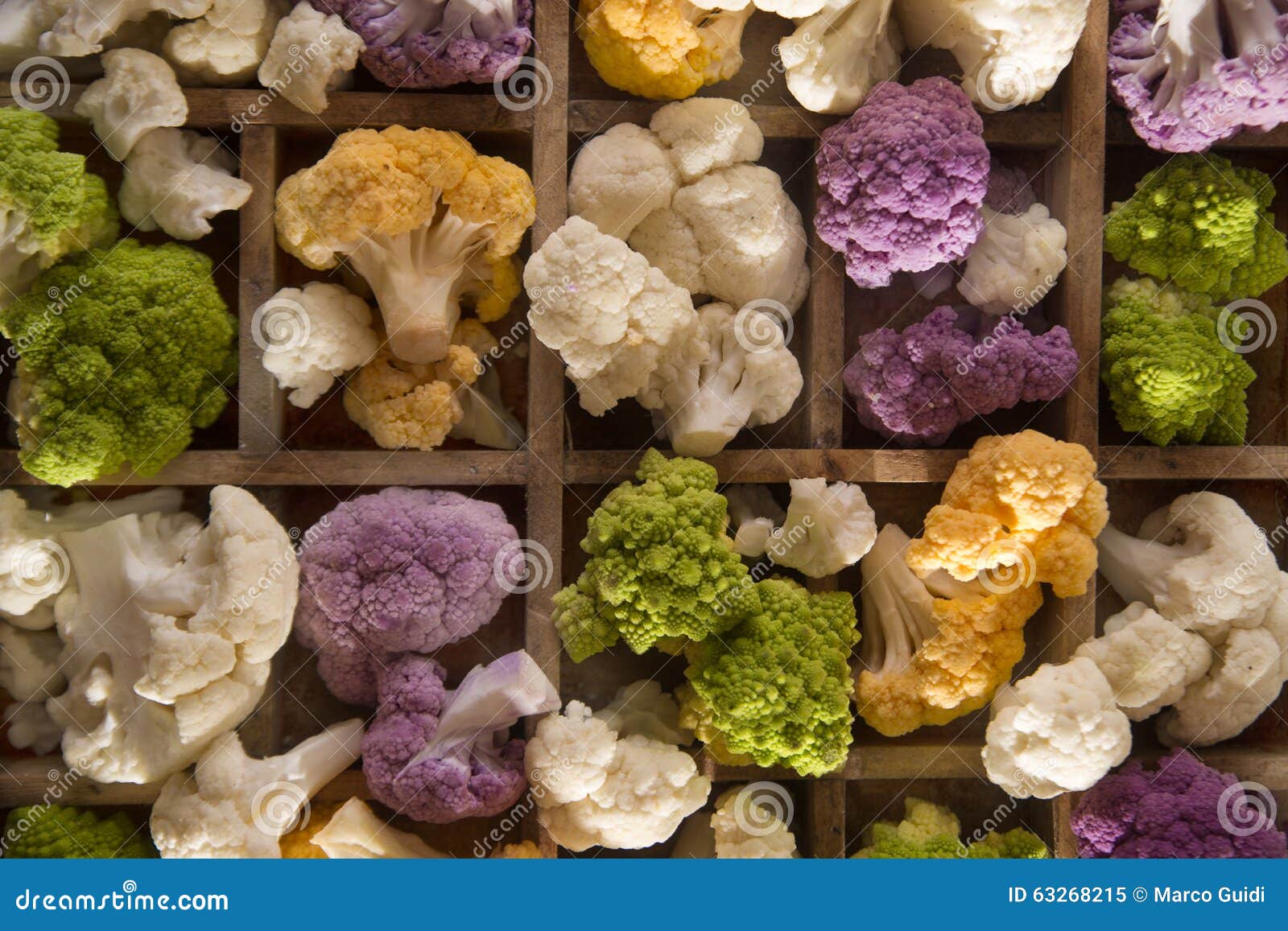The Colors of cauliflower stock image. Image of vegan - 63268215