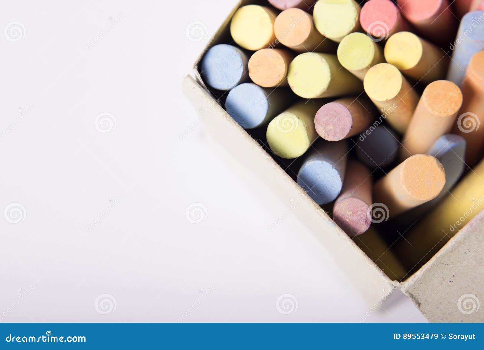 Colors of Chalks. stock image. Image of close, artistic - 89553479