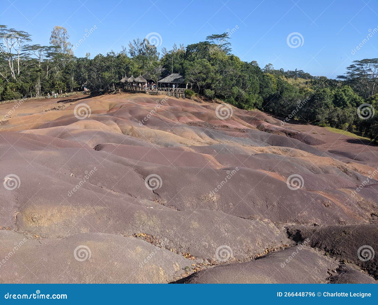 The 7 Colors of Chamarel, Rocks, Mauricius Island Stock Photo - Image ...