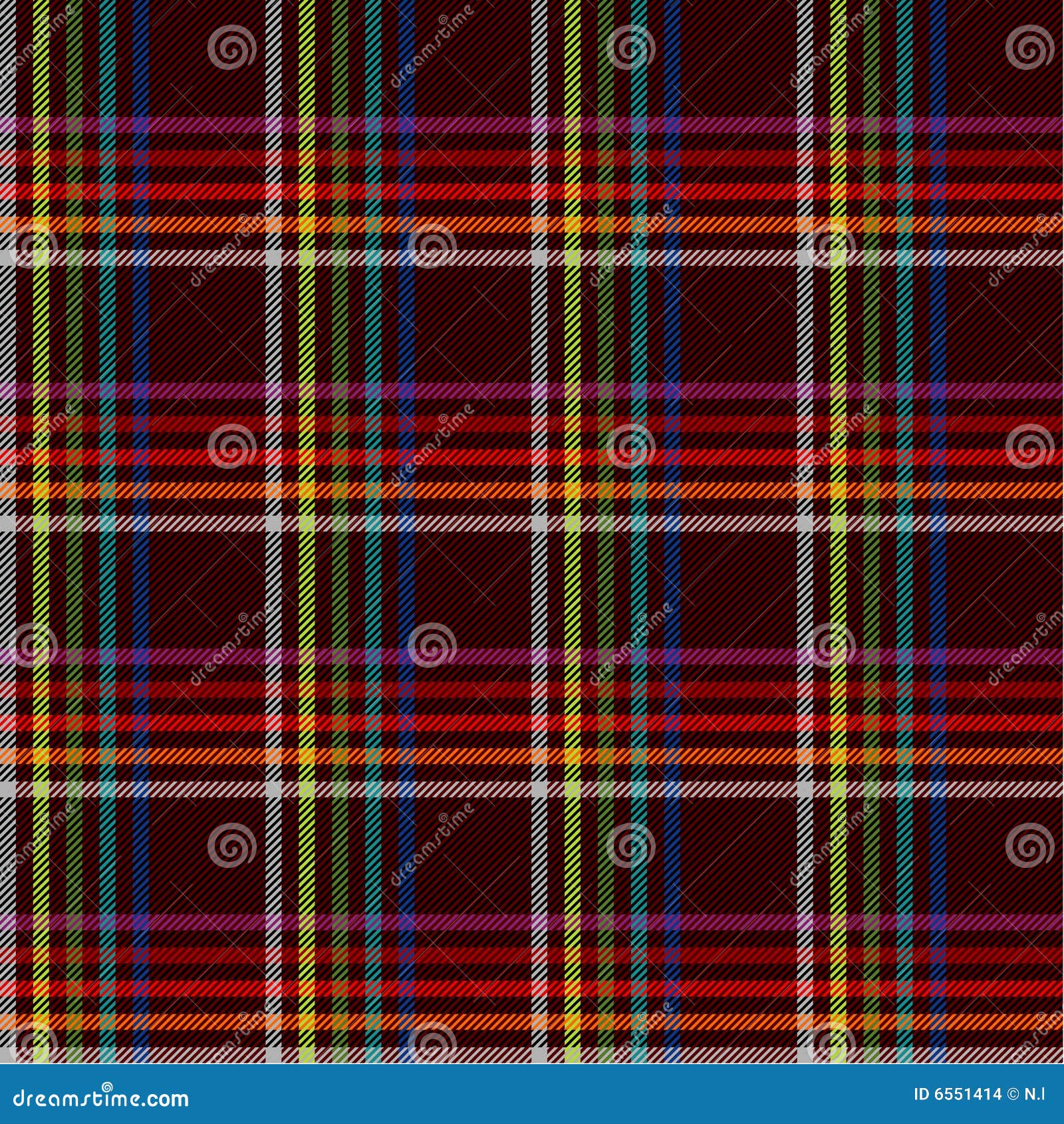 Colors checks stock vector. Illustration of pattern, seamless - 6551414