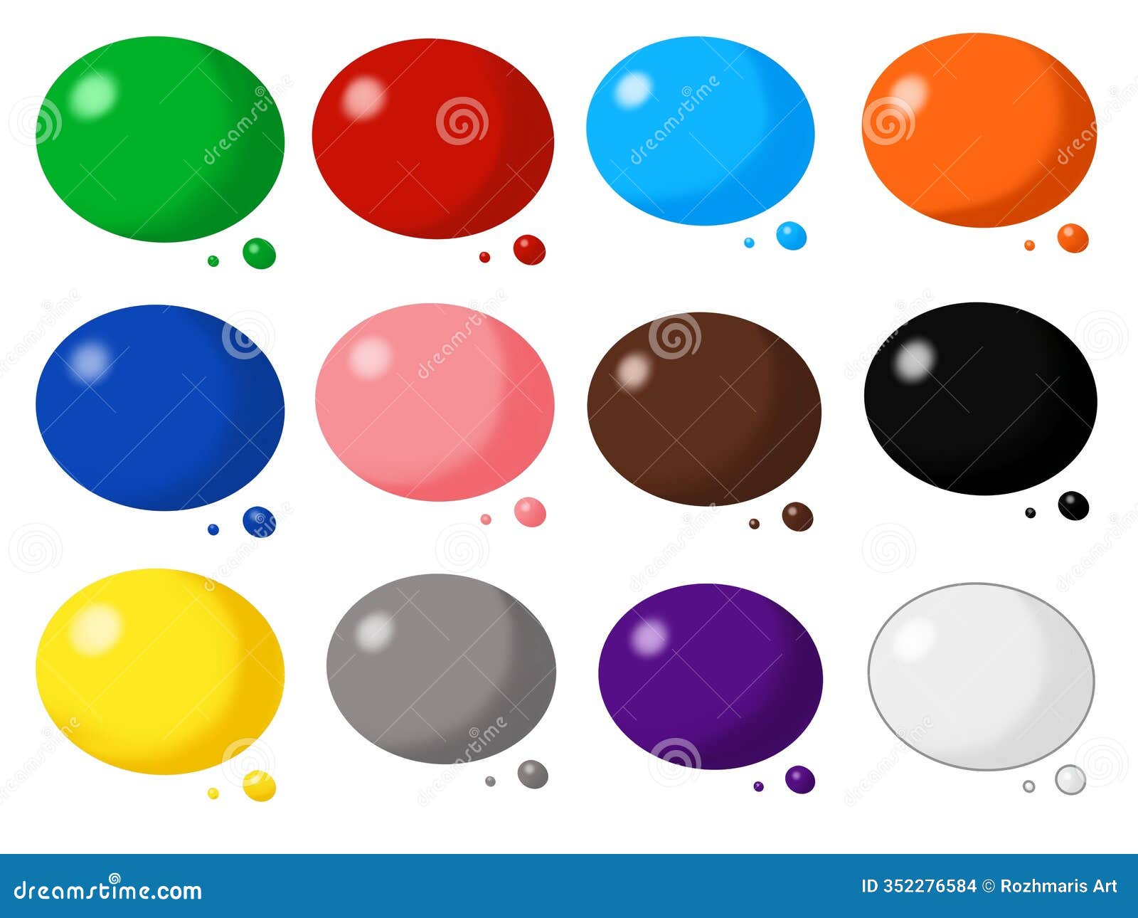 Different Round Graphic Pie Charts Gray Set. Vector Round 20 Section ...