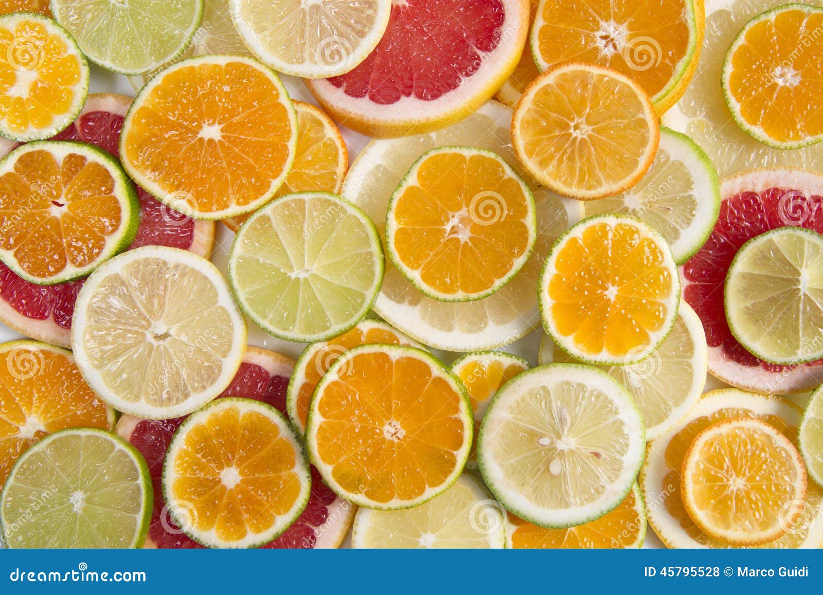The Colors of Citrus Fruits Stock Photo - Image of juicy, delicious ...