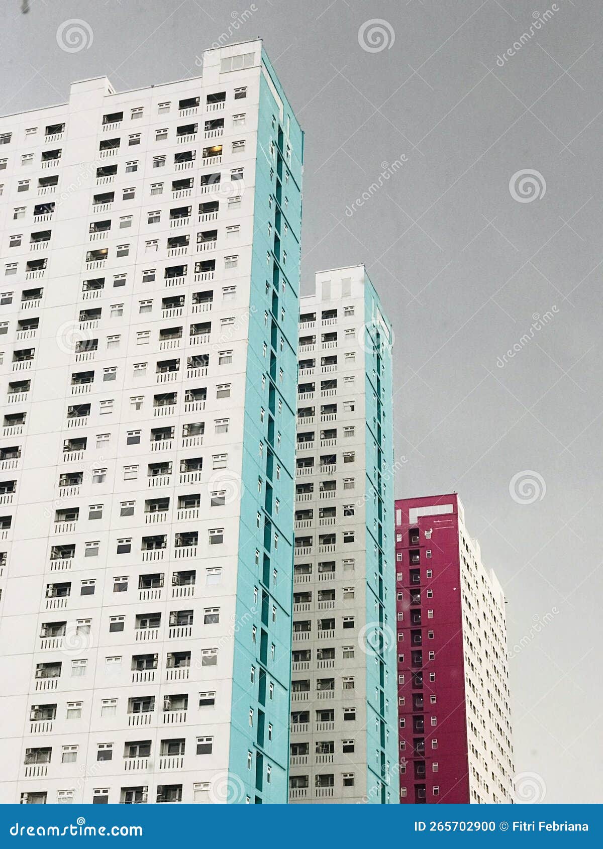 Colors code Apartments stock photo. Image of apartments - 265702900