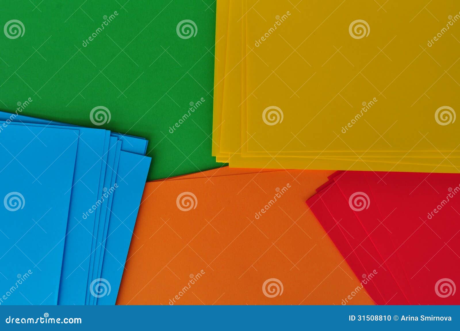 Colors stock photo. Image of paper, blue, yellow, papers - 31508810